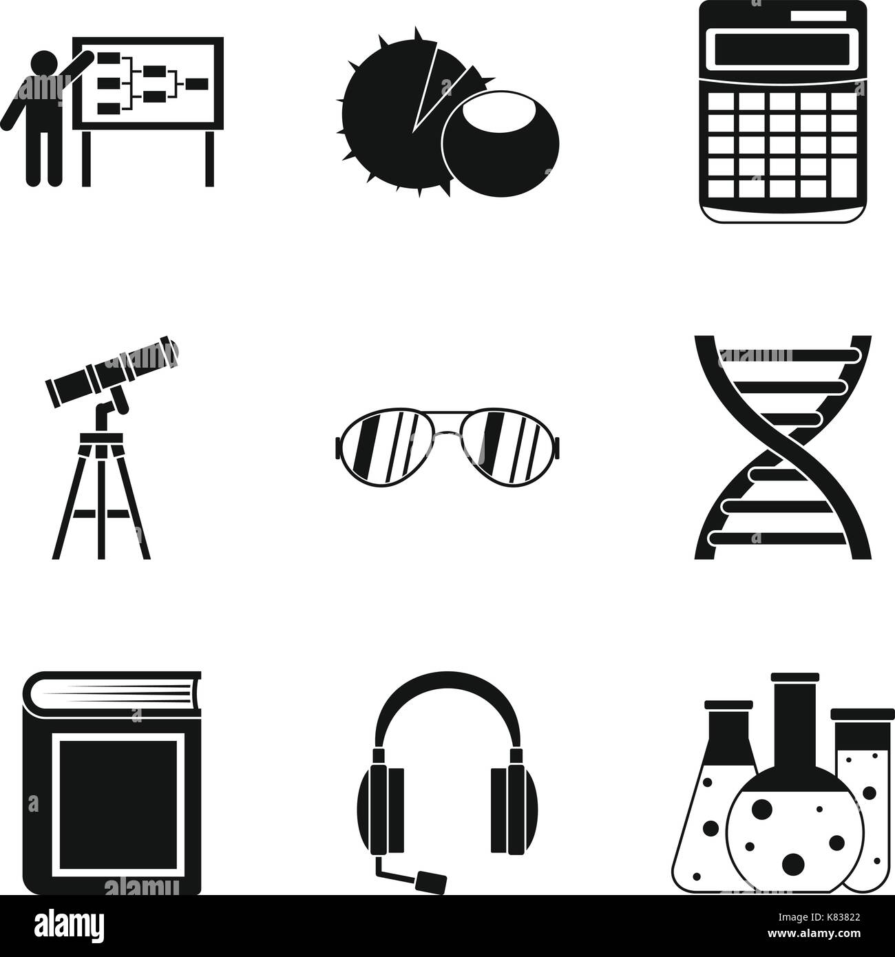 Doctrine icons set, simple style Stock Vector Image & Art - Alamy