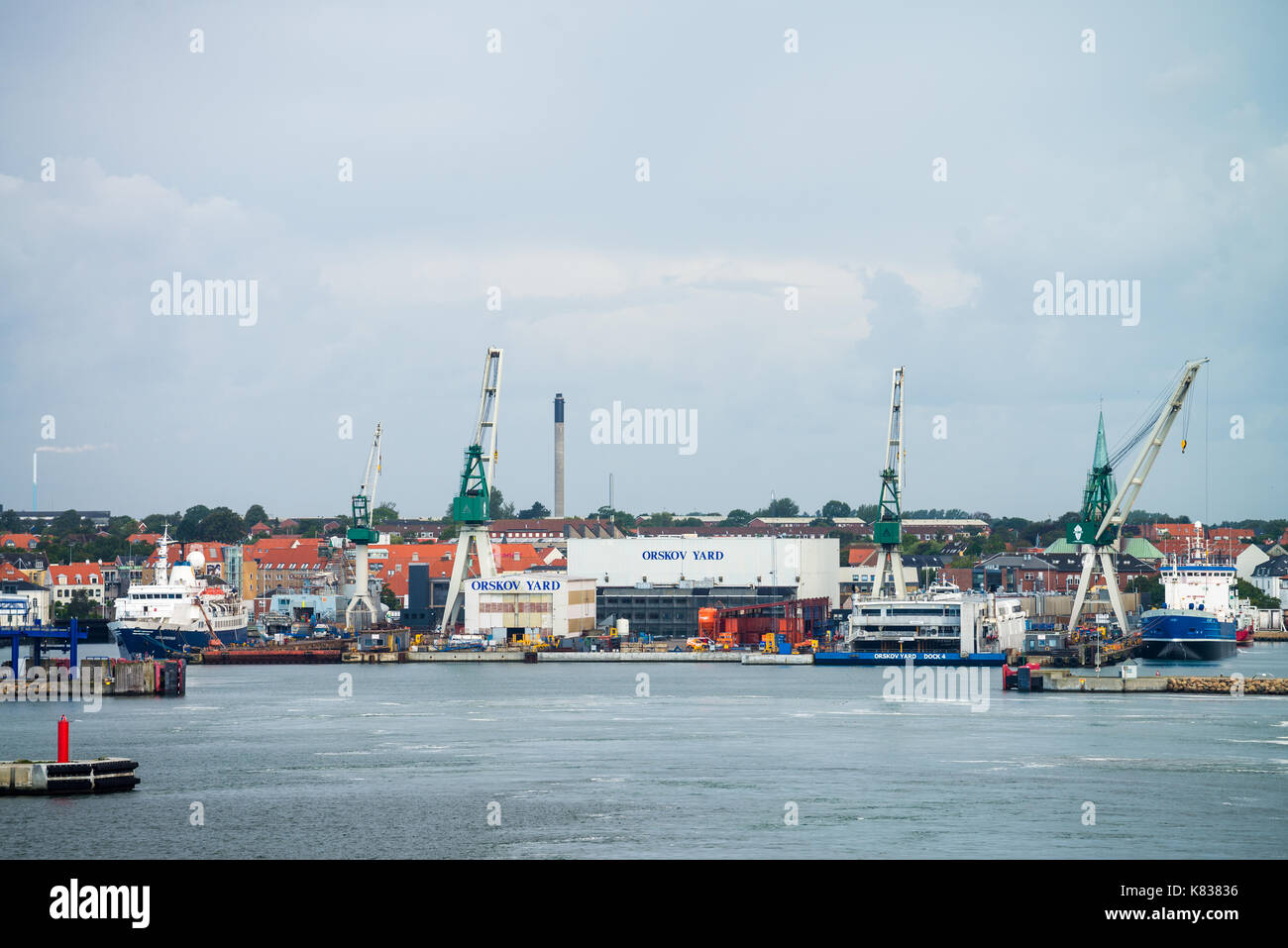 Harbour in the Frederikshavn, Denmark, Europe Stock Photo - Alamy