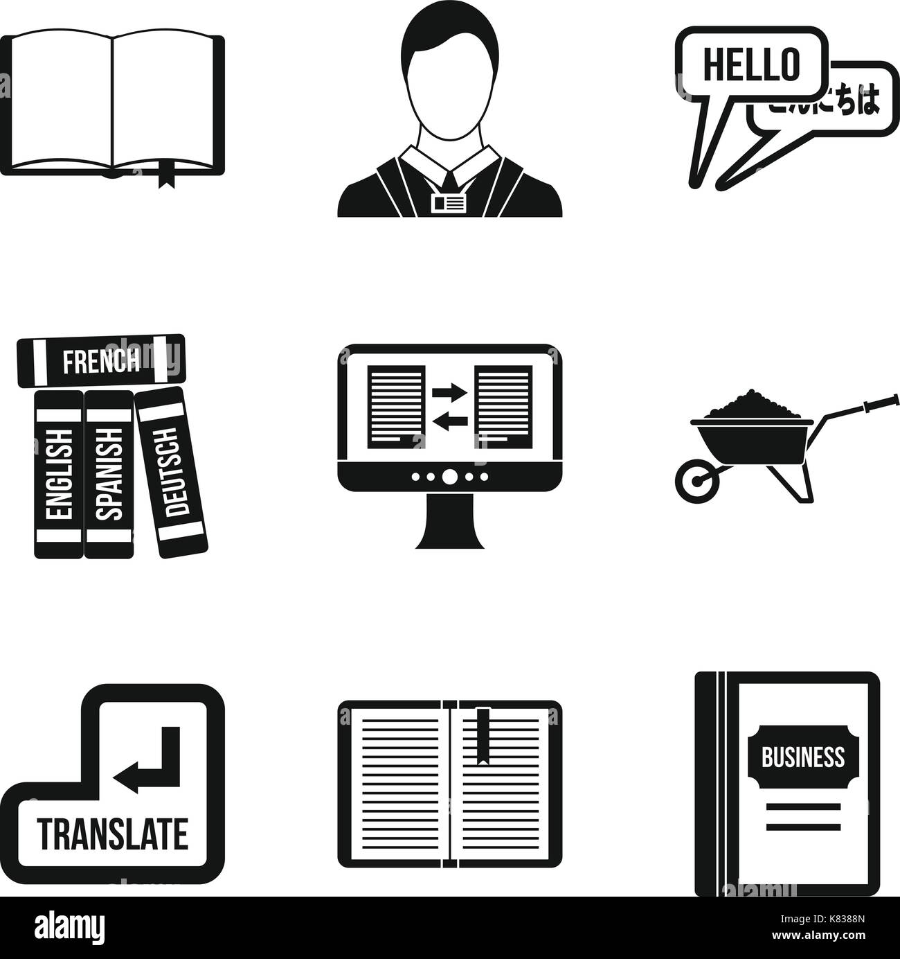 Bible translation text Stock Vector Images - Alamy