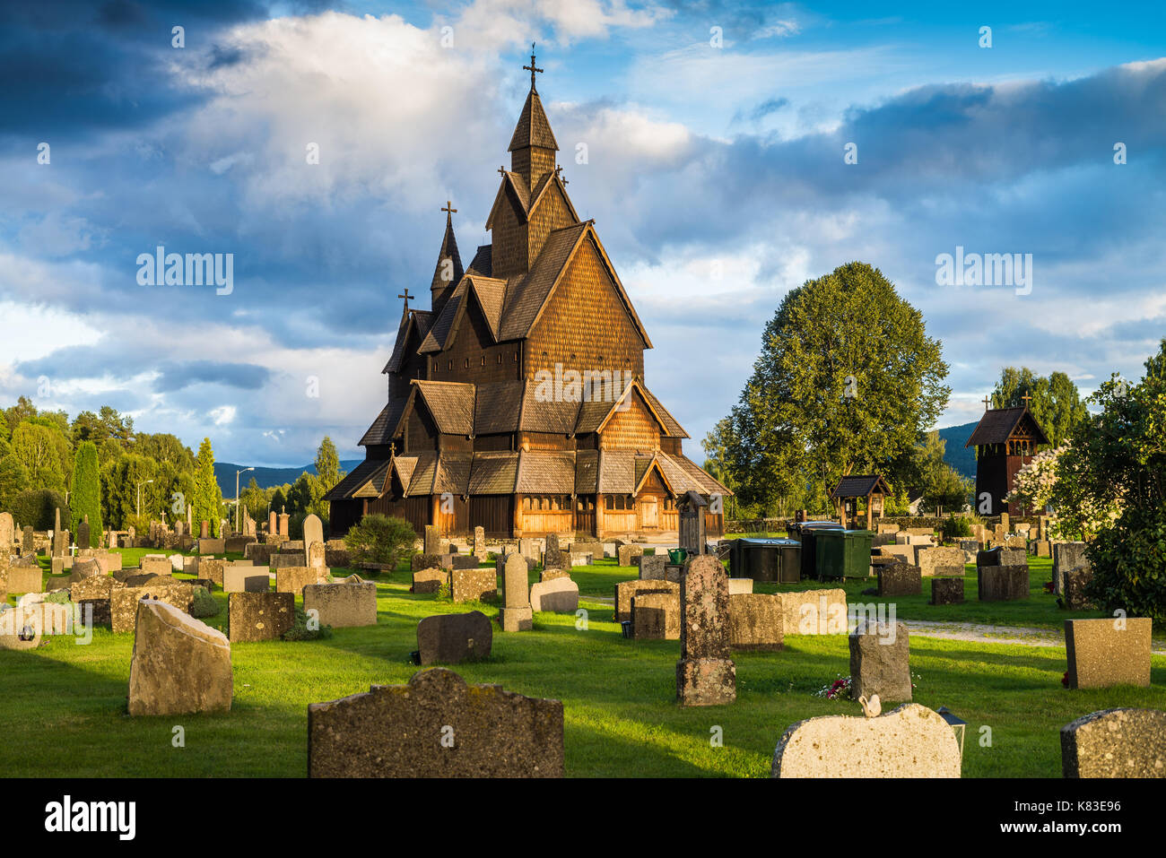Heddal Stave church, Heddal, Norway, Scandinavia, Europe Stock Photo ...