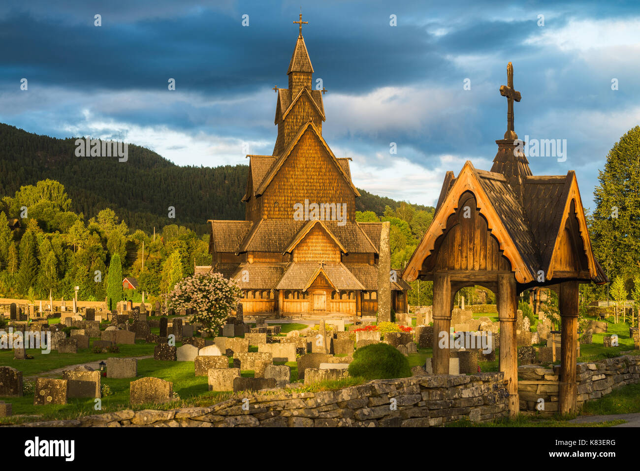 Heddal Stave church, Heddal, Norway, Scandinavia, Europe Stock Photo ...