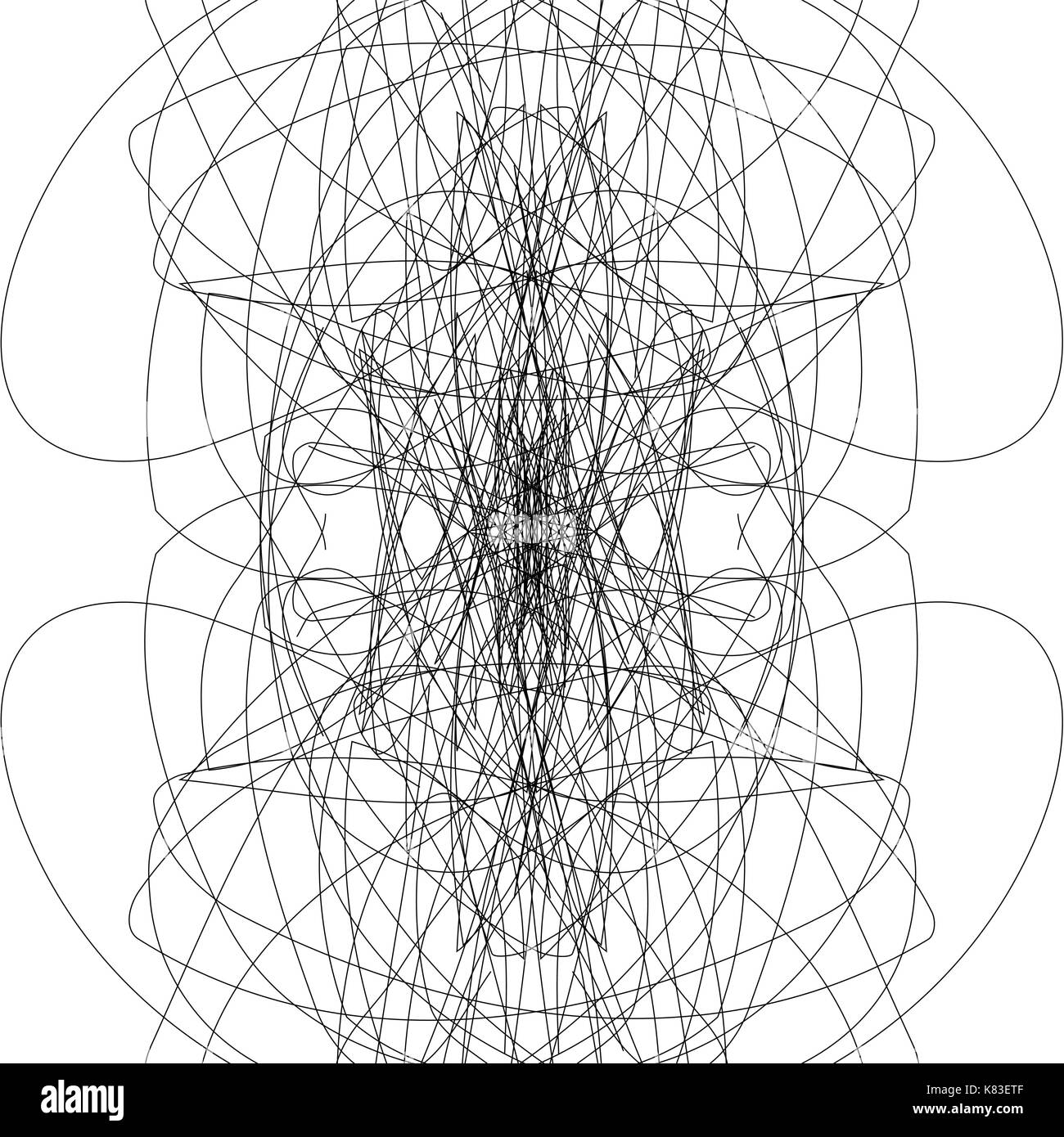 Abstract unusual strokes fantastic background on white Stock Vector ...