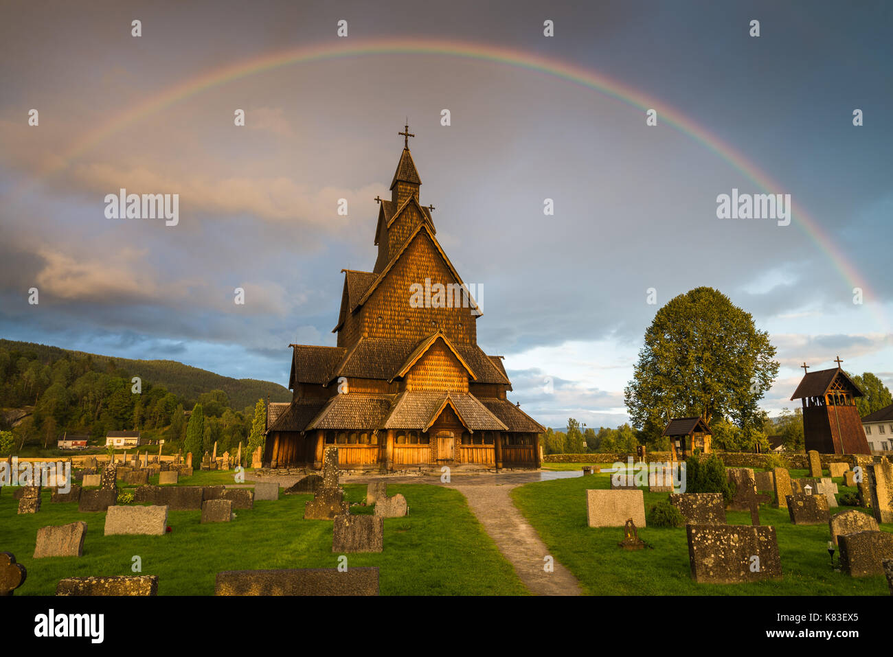 Heddal stave church hi-res stock photography and images - Alamy