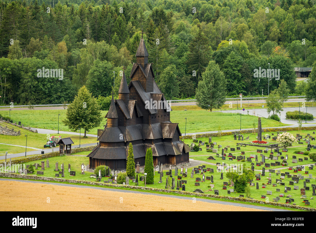 Heddal Stave church, Heddal, Norway, Scandinavia, Europe Stock Photo ...
