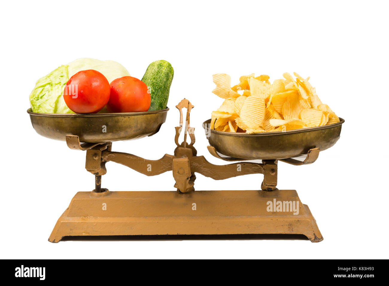 Nutrition balance, a healthy eating concept Stock Photo - Alamy