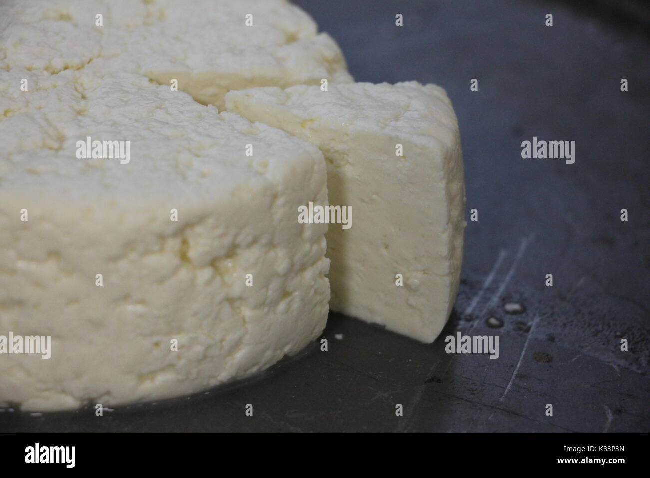 Homemade White Cheese Stock Photo - Alamy