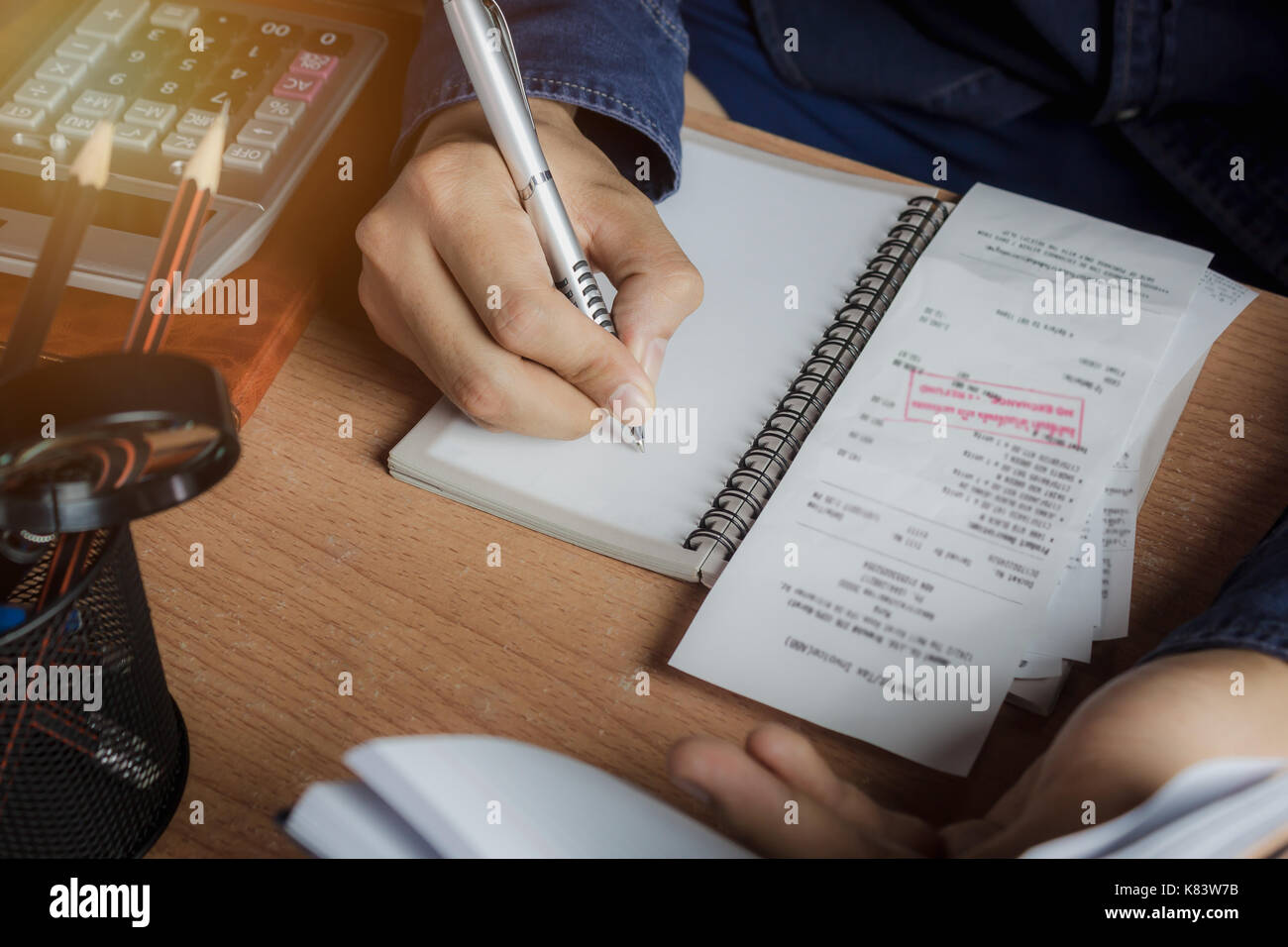 Business and finance man concept background.Close up hand of men ...