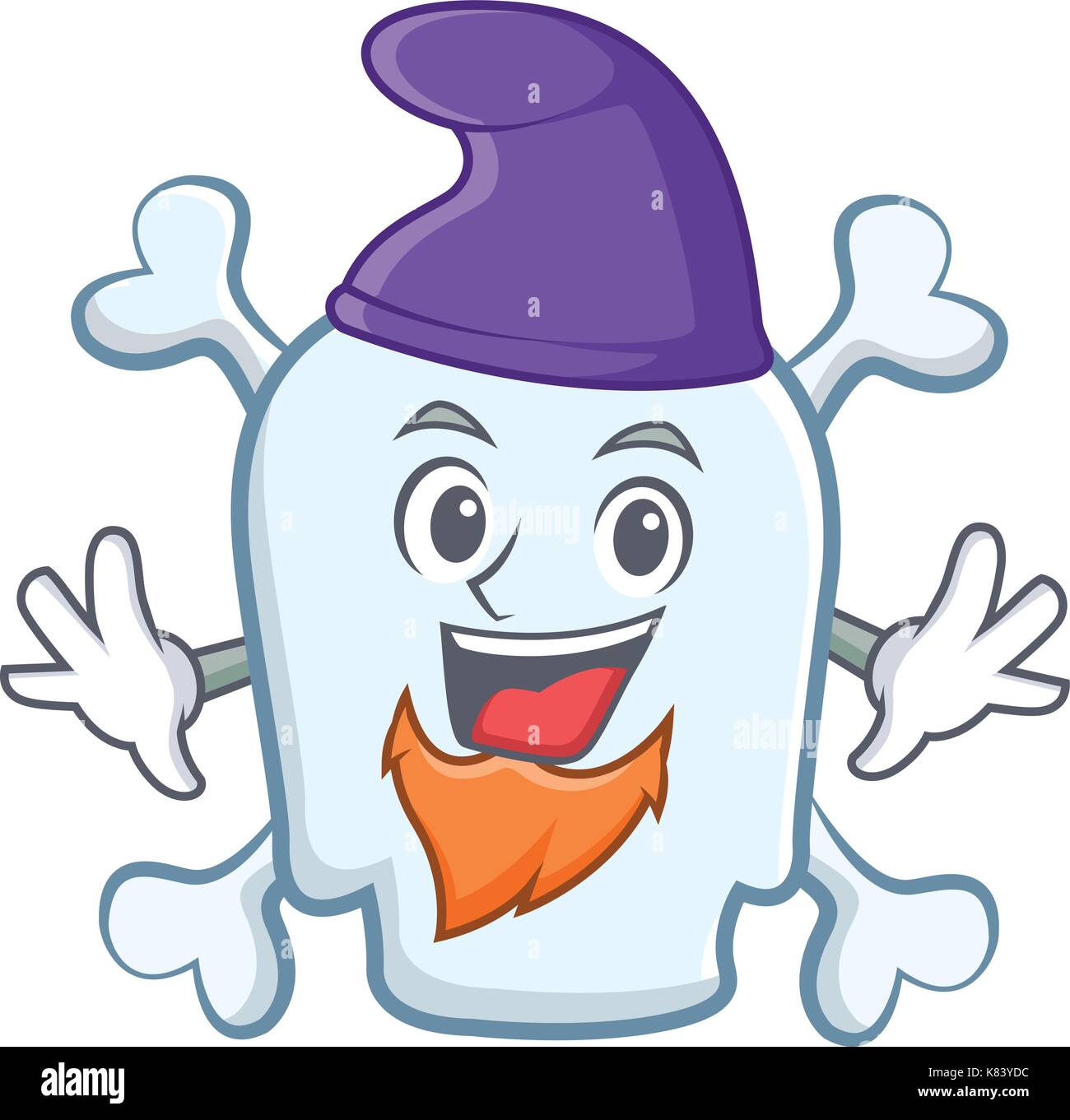 Elf skull character cartoon style Stock Vector Image & Art - Alamy