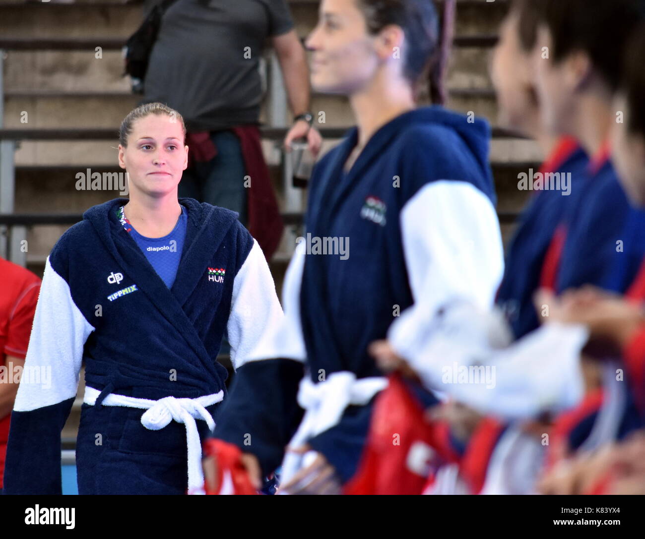 Budapest, Hungary - Jul 16, 2017. CZIGANY Dora, hungarian waterpolo ...