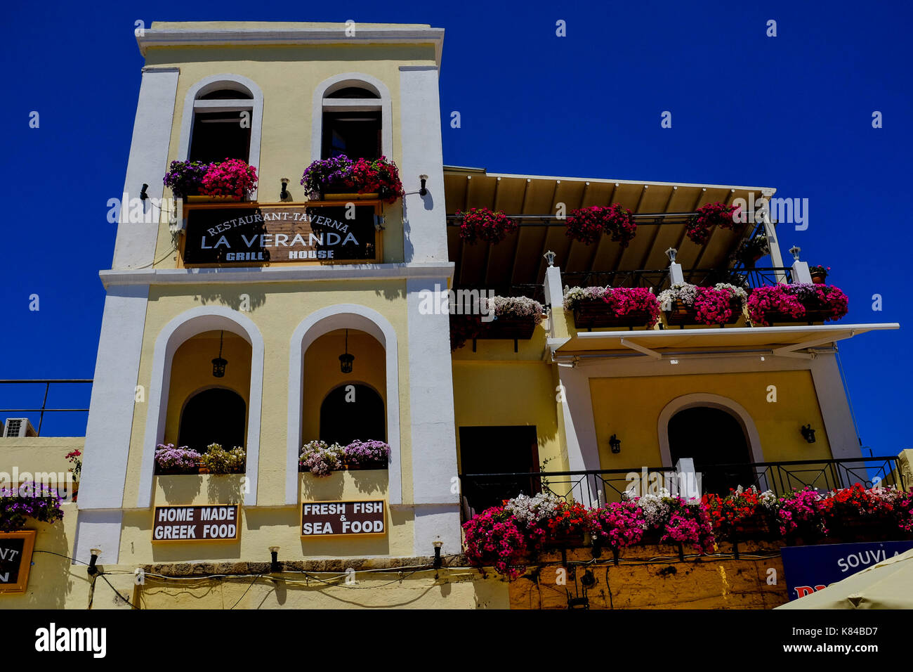 General views of shops and shopkeepers and tourists and sights of ...