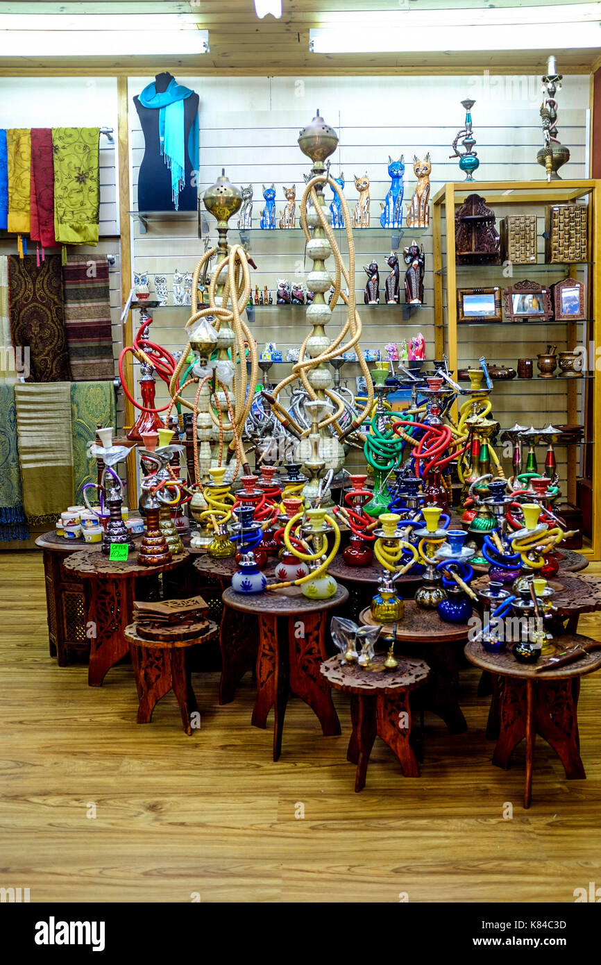 General views of shops and shopkeepers and tourists and sights of ...