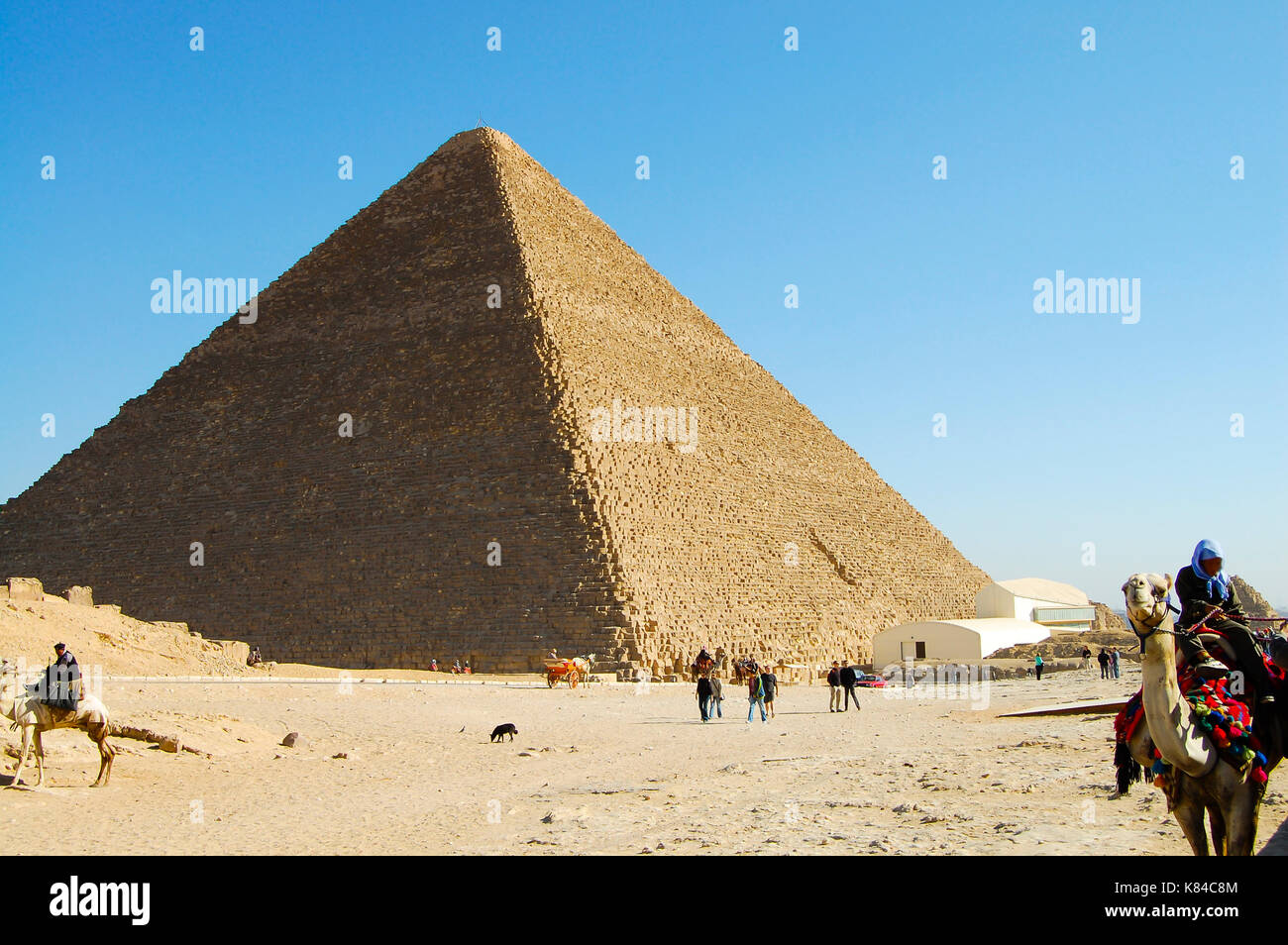 The Great Khufu Pyramid of Giza - Cairo Stock Photo - Alamy