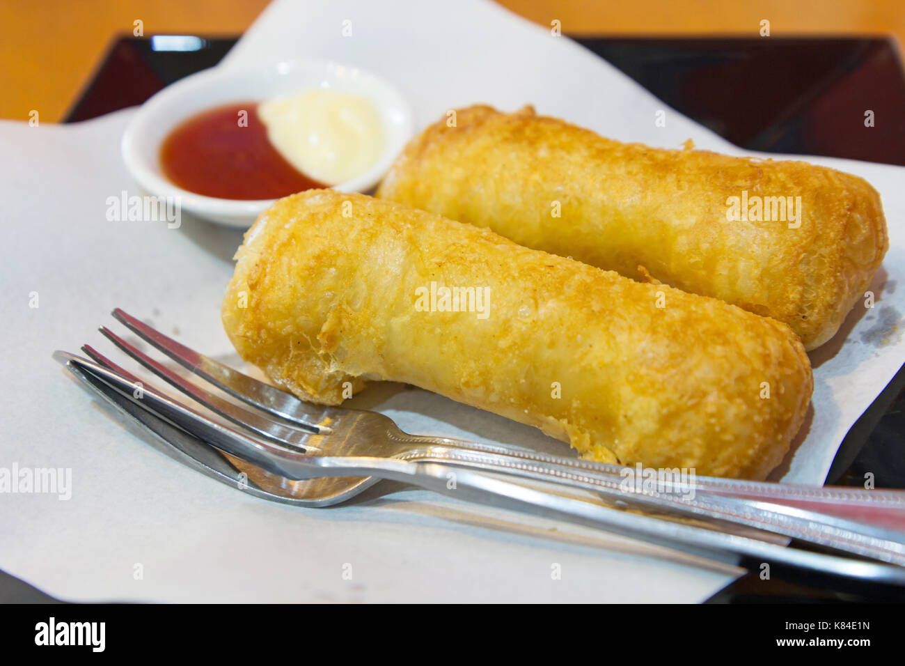 Roti roll with Cheese stuff Stock Photo - Alamy