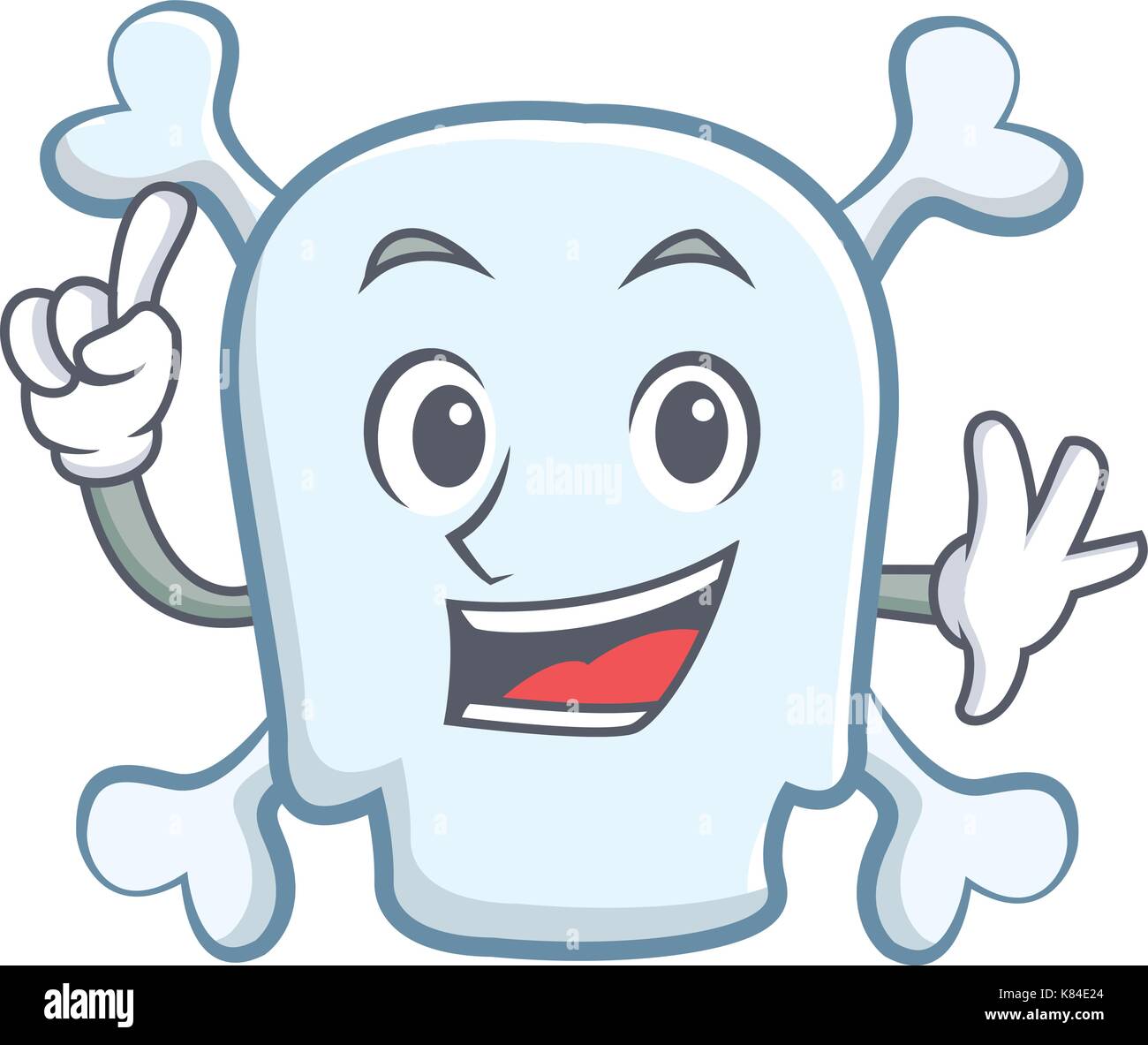 Finger skull character cartoon style Stock Vector Image & Art - Alamy