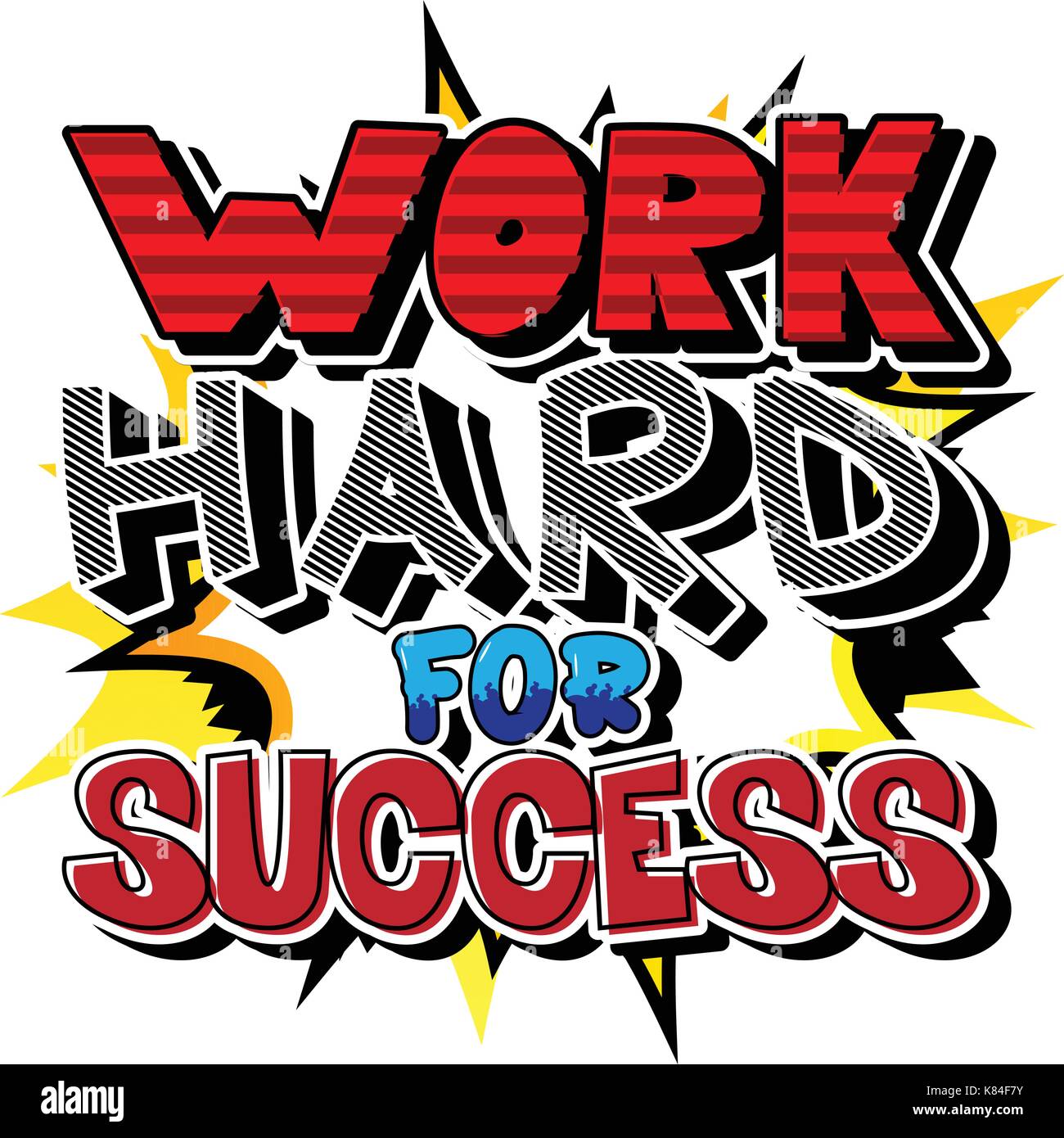 Work Hard Motivational Poster Vector High Resolution Stock Photography ...
