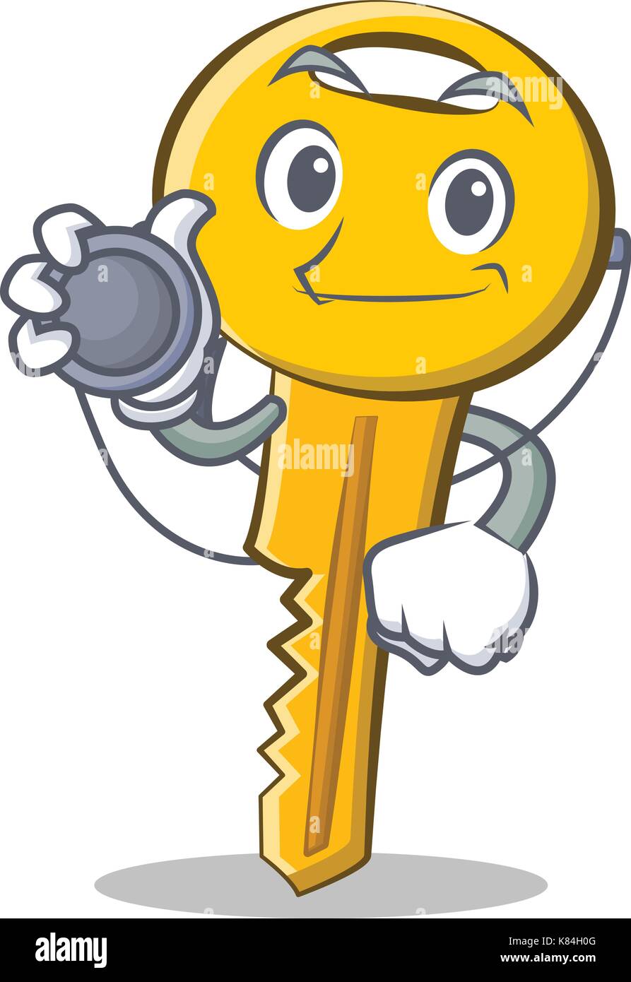 Doctor key character cartoon style Stock Vector Image & Art - Alamy