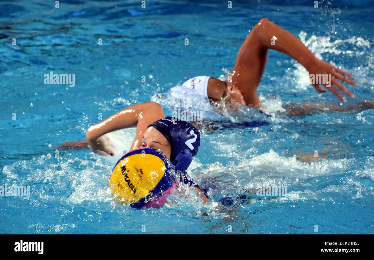 Budapest, Hungary - Jul 16, 2017. CZIGANY Dora (HUN) in the preliminary ...