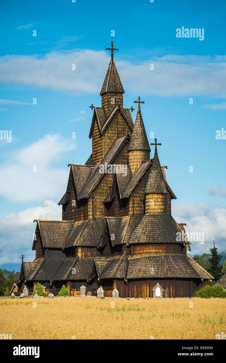 Heddal Stave church, Heddal, Norway, Scandinavia, Europe Stock Photo ...