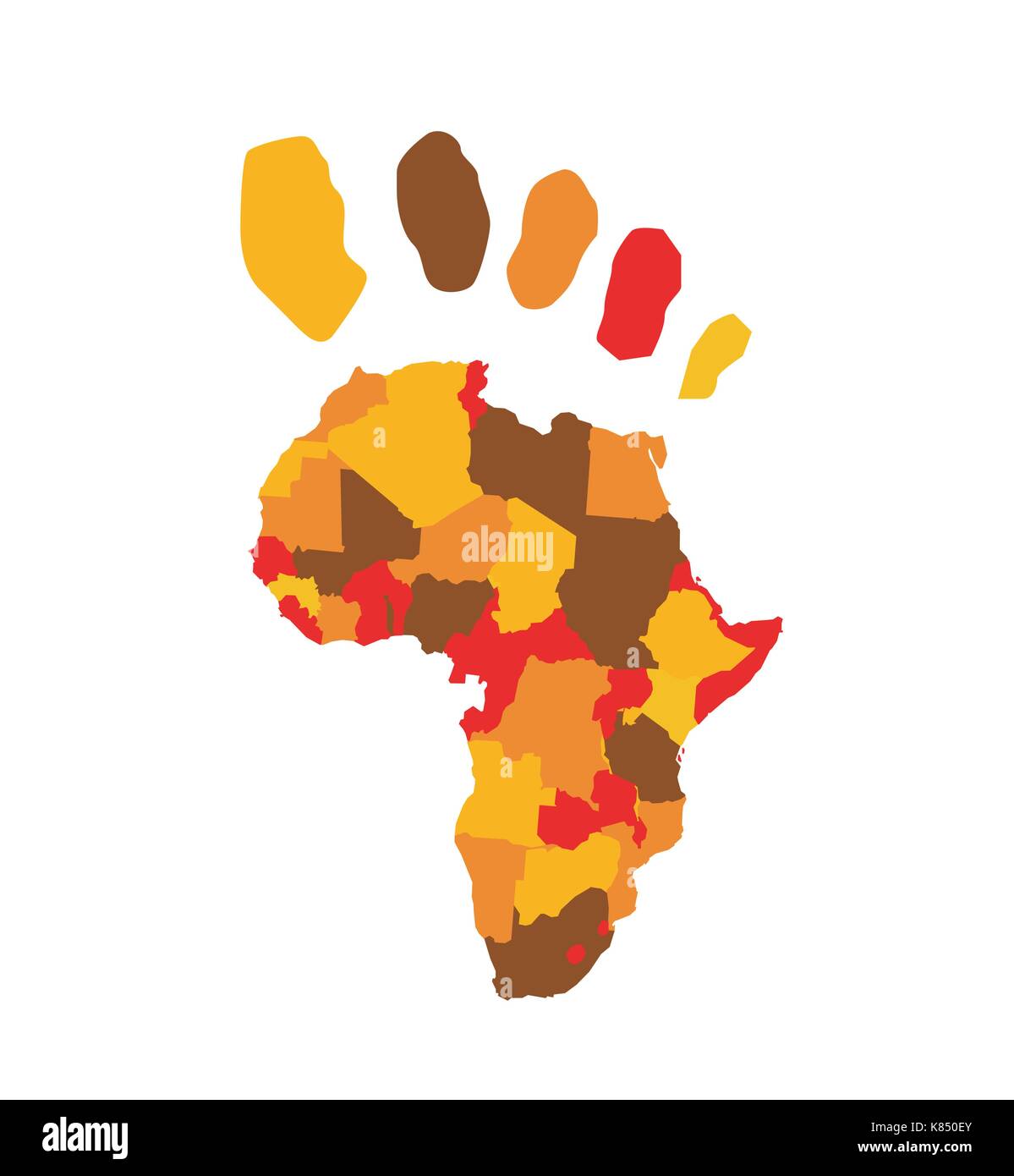 Africa map vector illustration Stock Vector Image & Art - Alamy