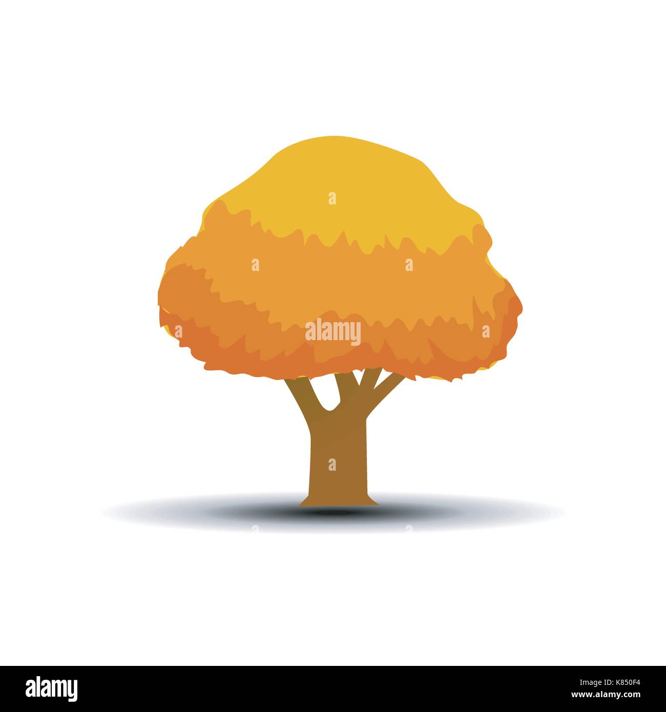 autumn tree vector illustration Stock Vector Image & Art - Alamy