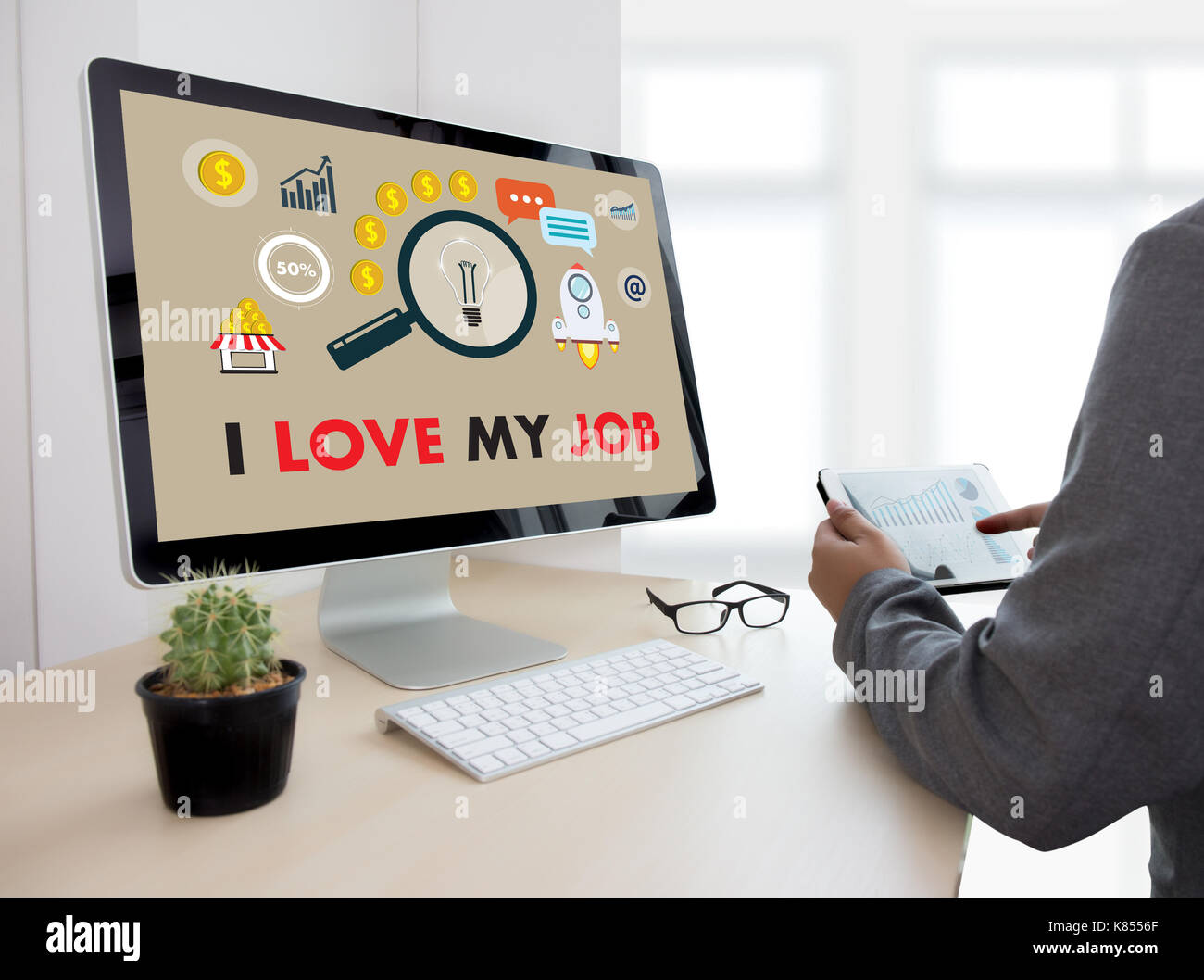 Good Job Assistant I LOVE MY JOB Businessman and Businesswoman ...