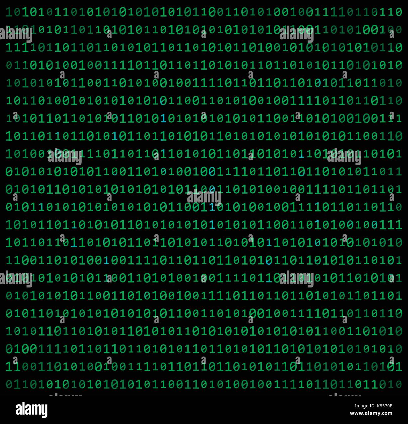 binary code zero one matrix green background beautiful banner wallpaper design illustration ...