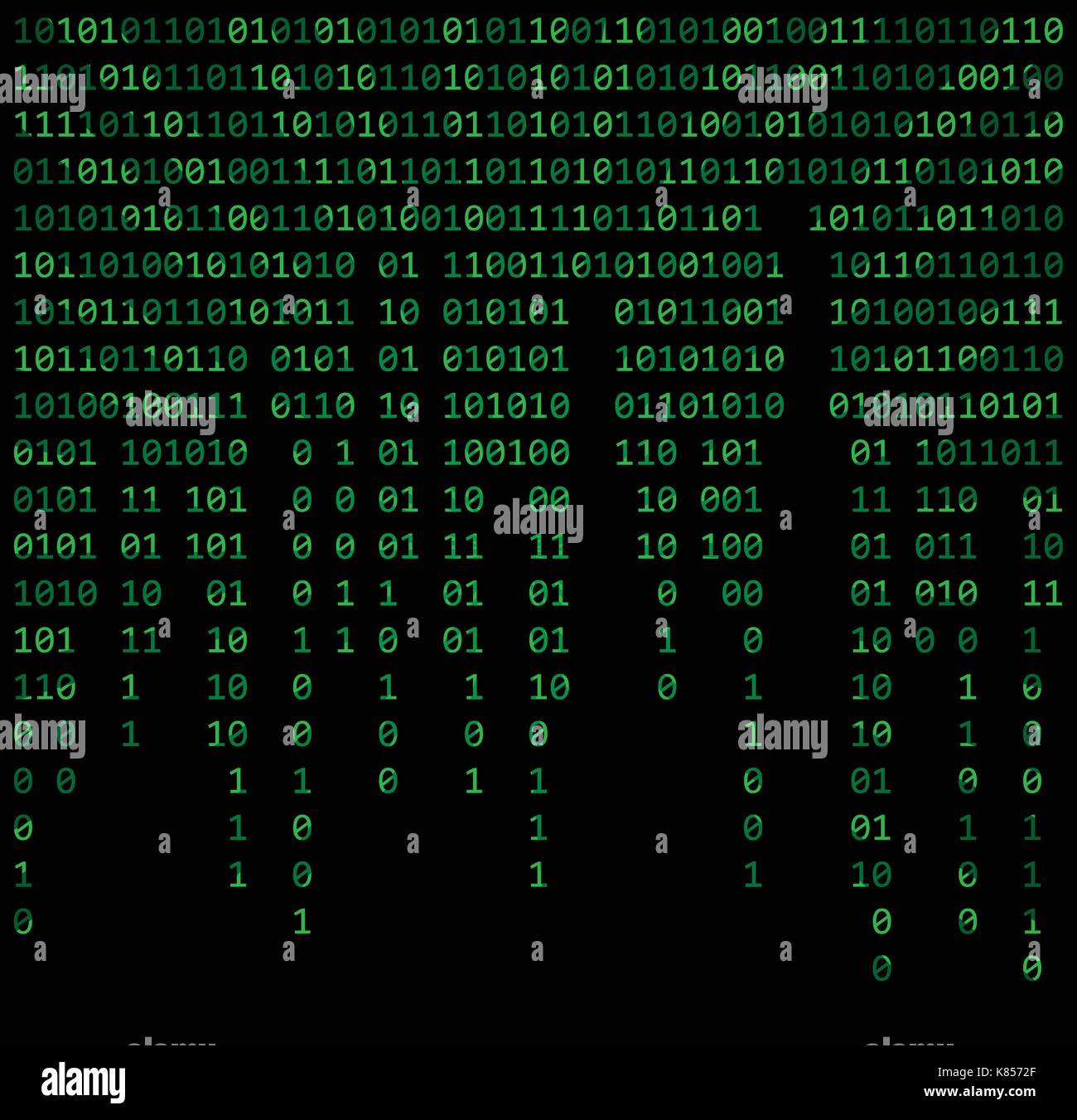 binary code zero one matrix green background beautiful banner wallpaper ...