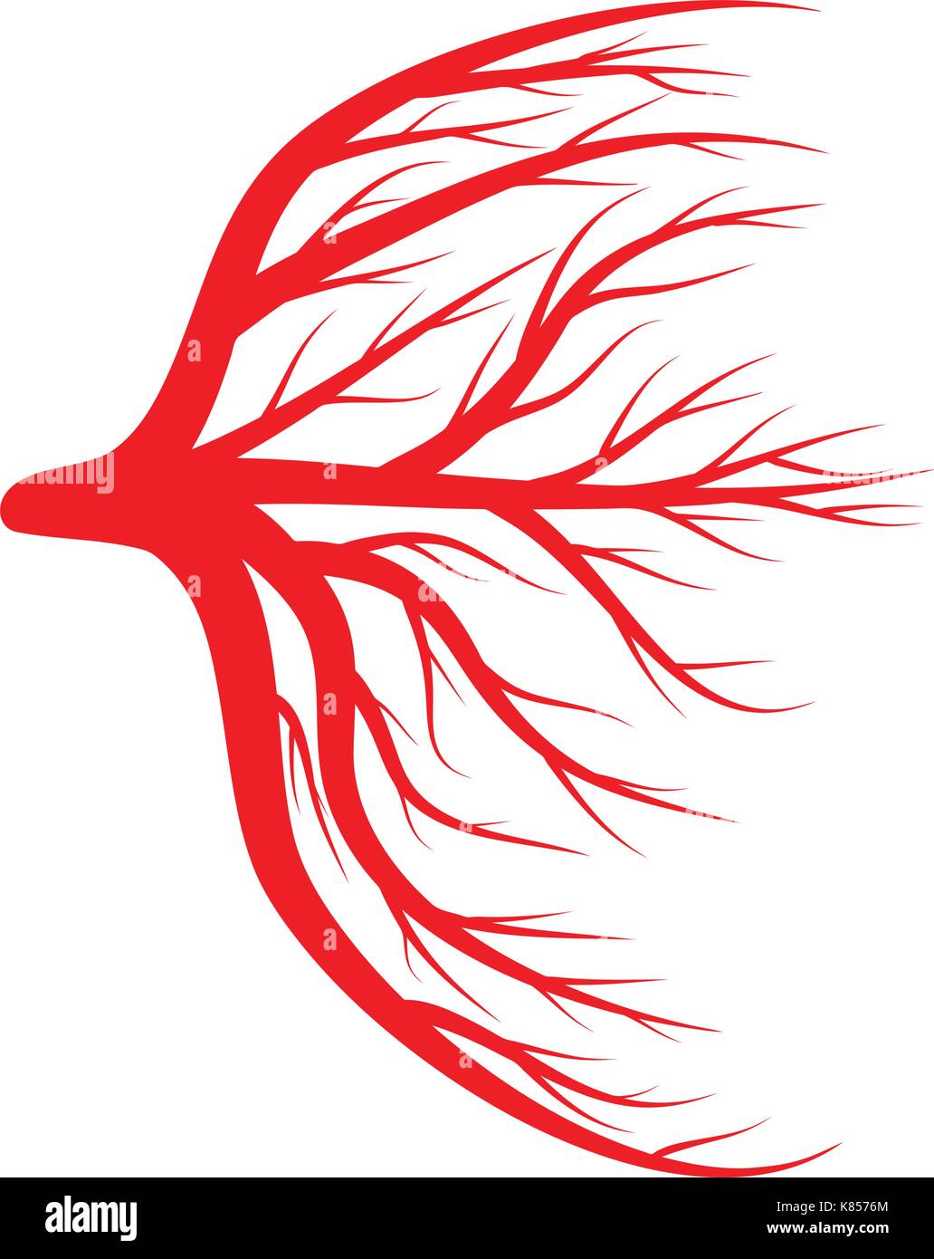 eye veins, blood, vessels vector symbol icon design. Beautiful ...