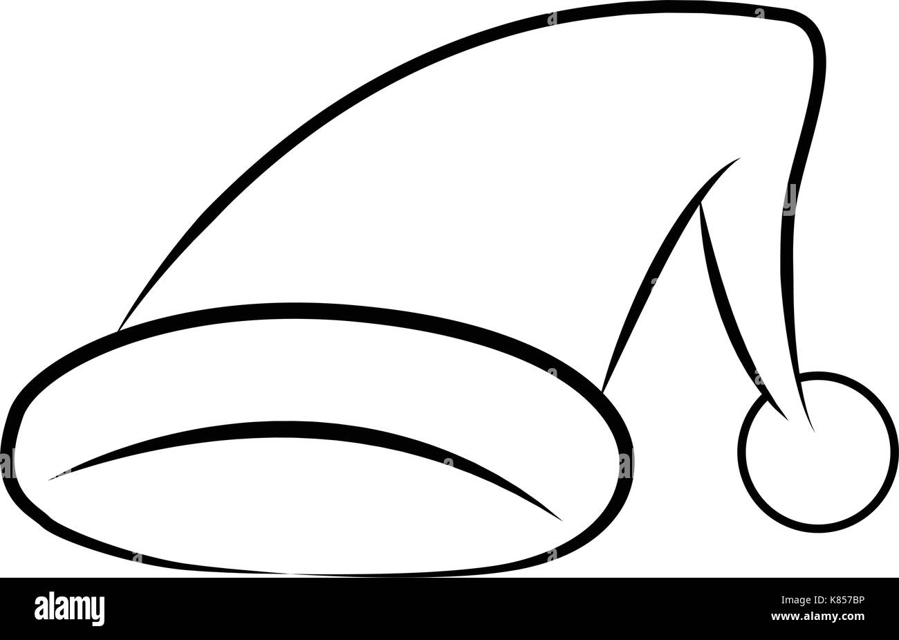 sleeping hat silhouette vector symbol icon design. Beautiful ...