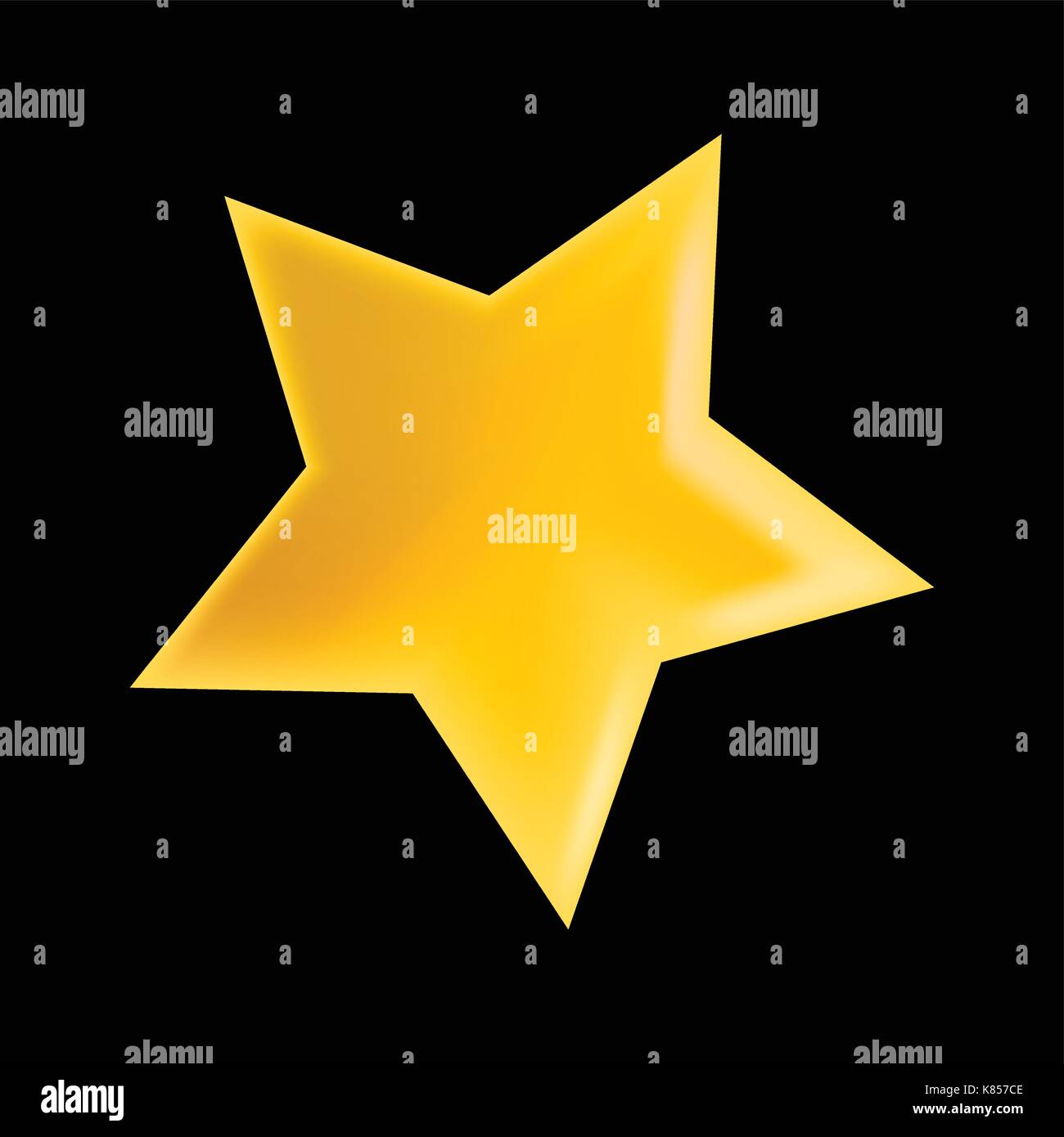 Gold star vector symbol icon design. Beautiful illustration isolated on ...