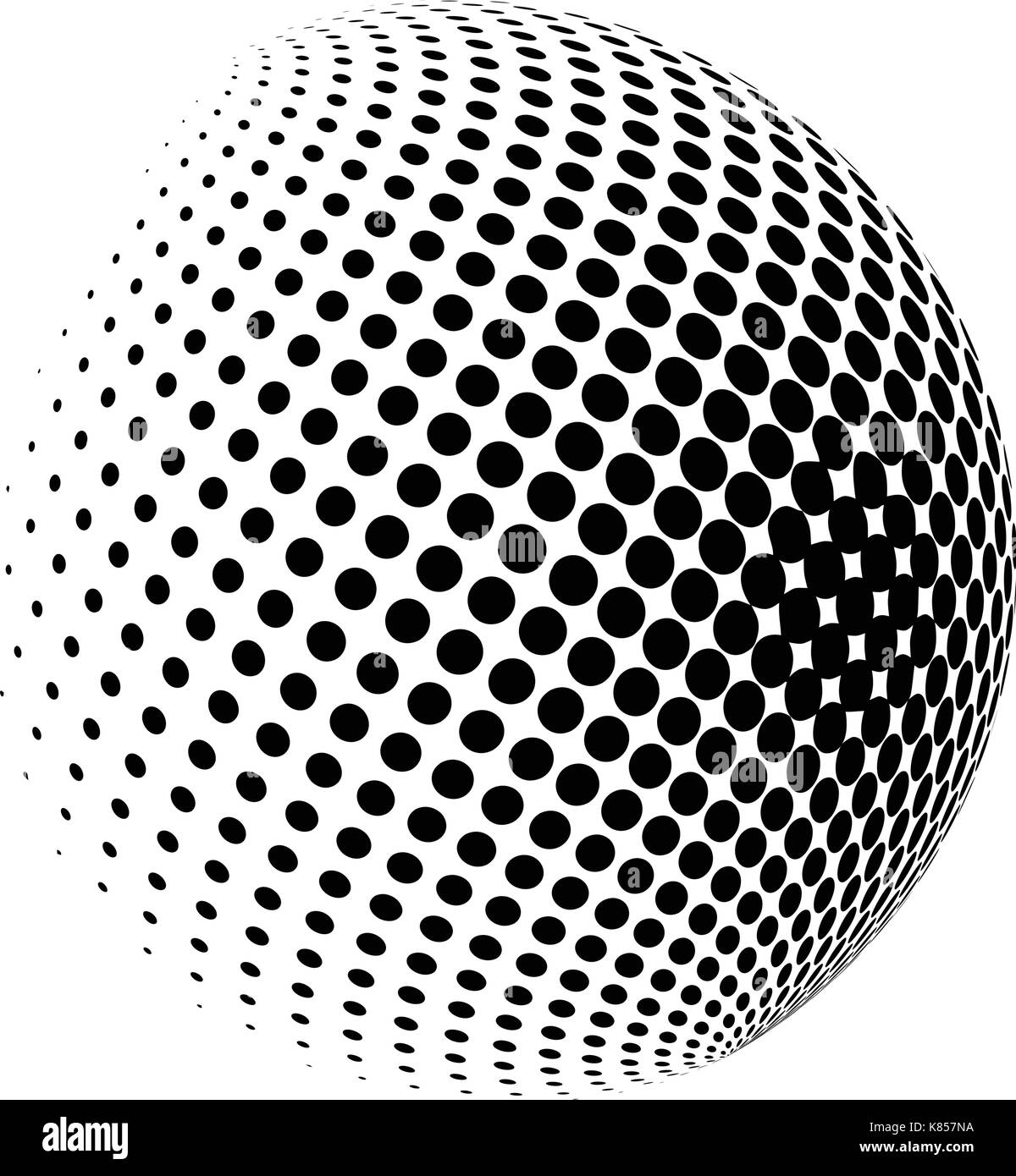 halftone globe logo vector symbol icon design. Beautiful illustration ...