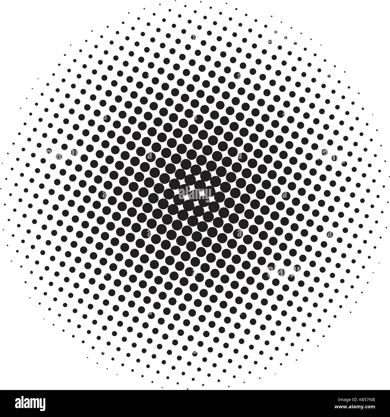 halftone circle vector symbol icon design. Beautiful illustration ...