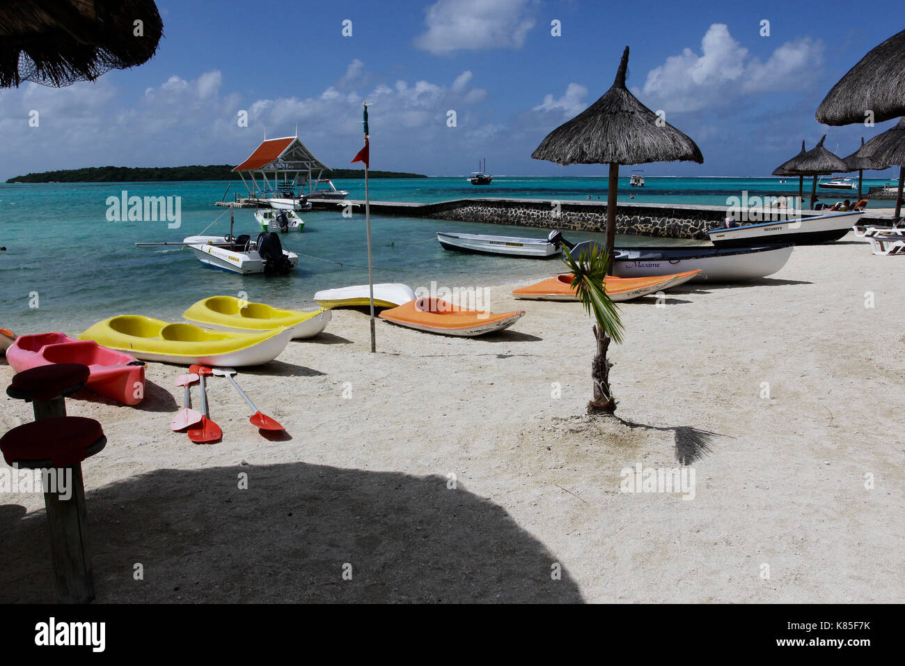 Pointe D’Esny, Blue Bay. Mauritius Stock Photo - Alamy