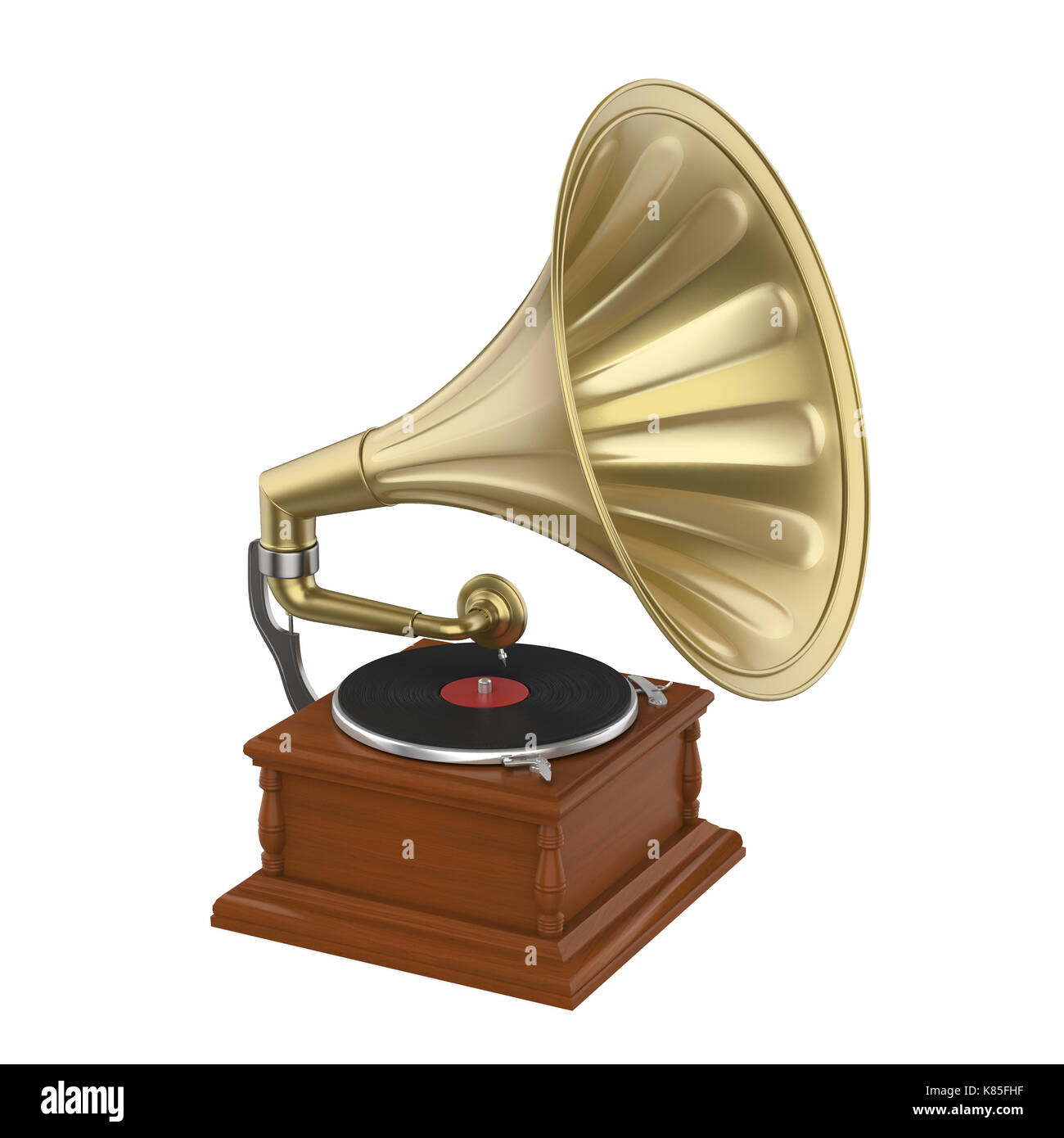 Disc phonograph Cut Out Stock Images & Pictures - Alamy
