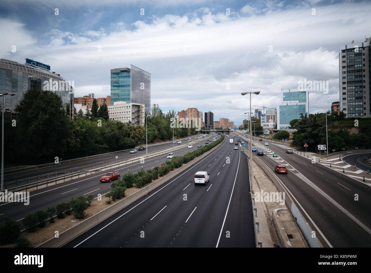 Madrid m30 motorway hi-res stock photography and images - Alamy