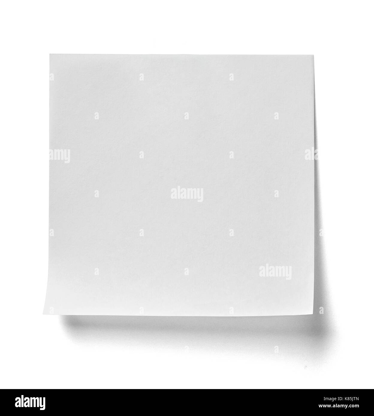 close up of a note paper on white background Stock Photo - Alamy
