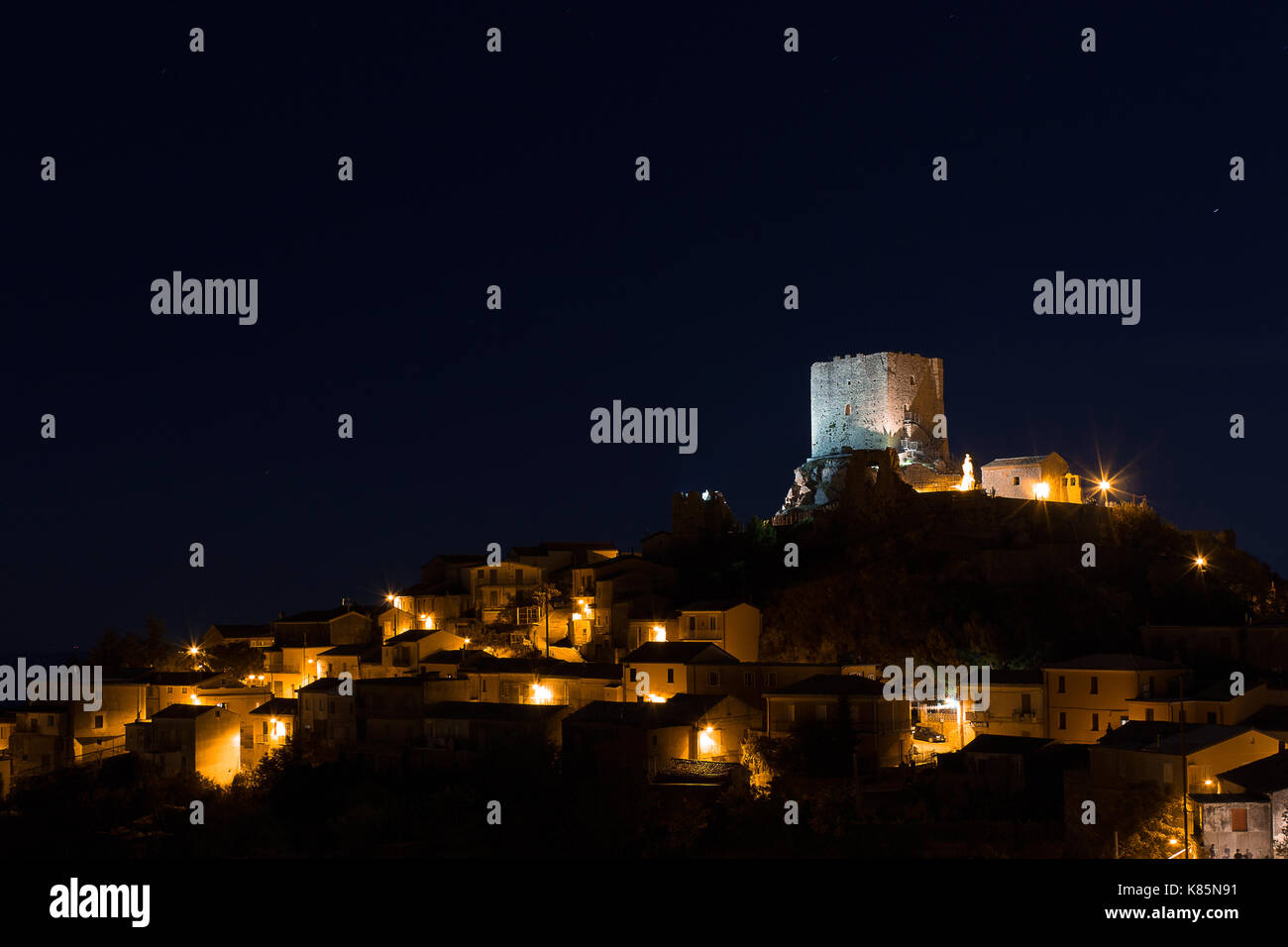 Calabria mediterranean italy view village hi-res stock photography and ...