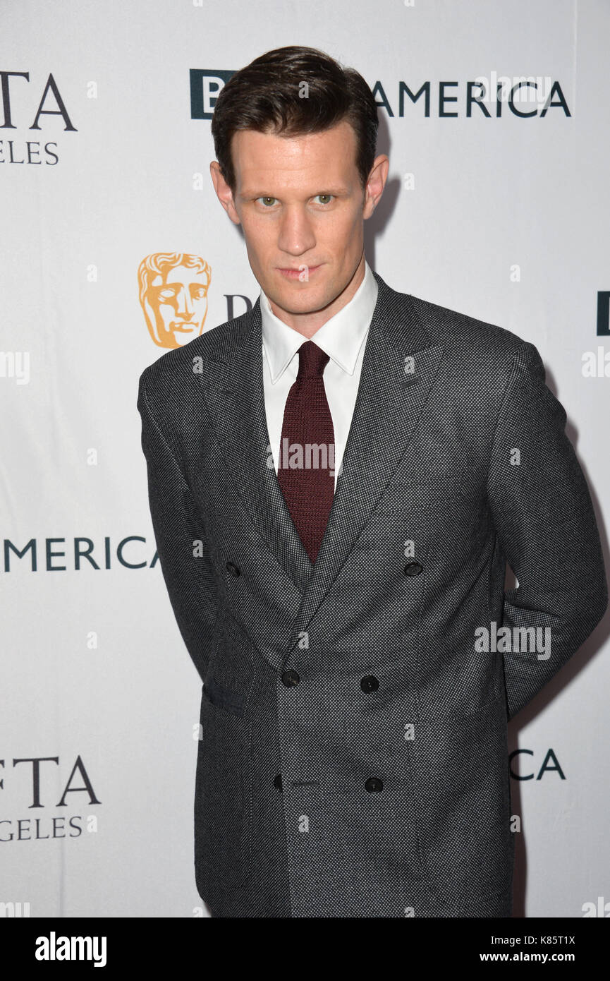 Beverly Hills, USA. 16th Sep, 2017. Matt Smith at the BAFTA Los Angeles ...