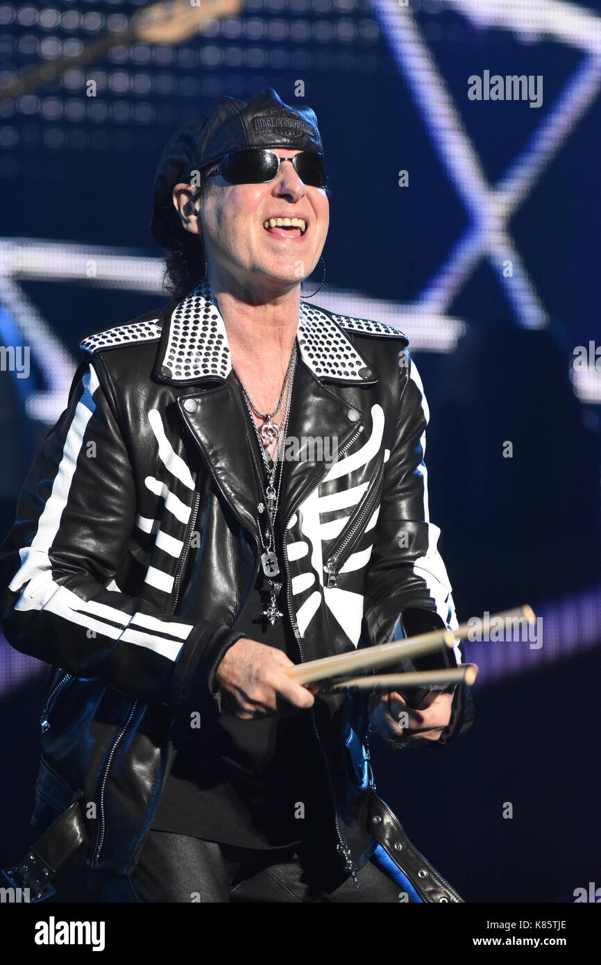 New York, New York, USA. 16th Sep, 2017. The Scorpions perform at ...