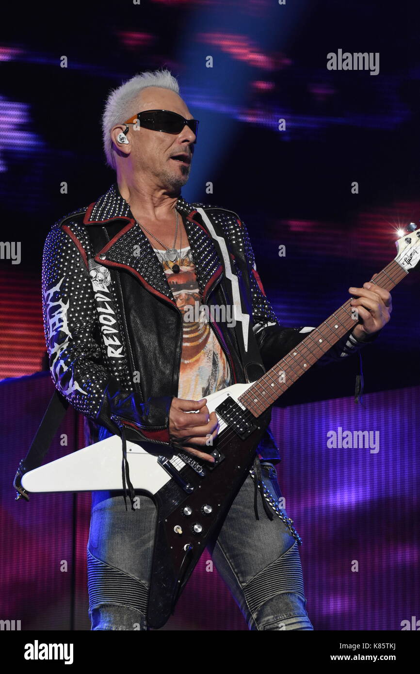 New York, New York, USA. 16th Sep, 2017. The Scorpions perform at ...