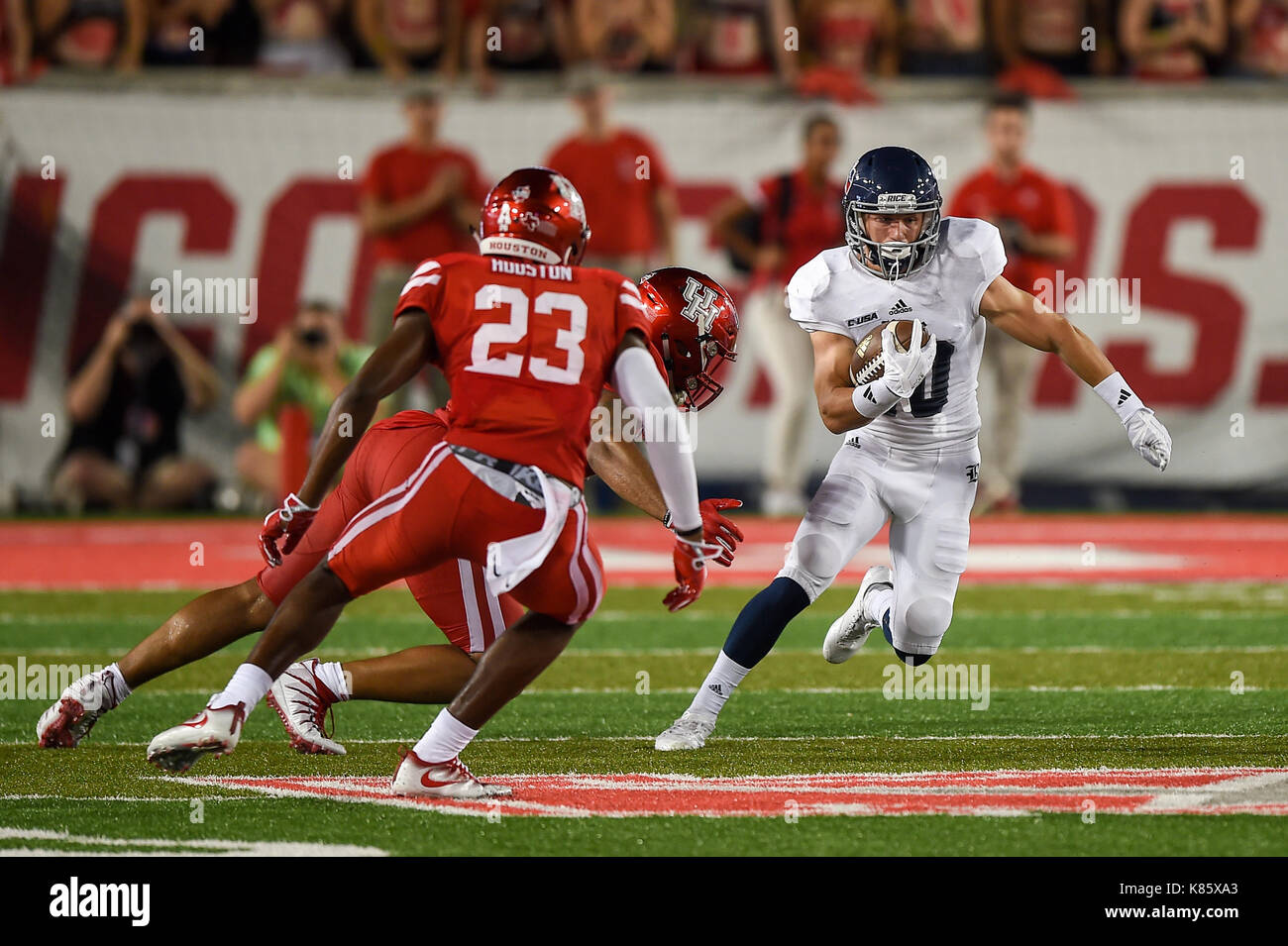 Houston, TX, USA. 16th Sep, 2017. Rice Owls wide receiver Austin ...