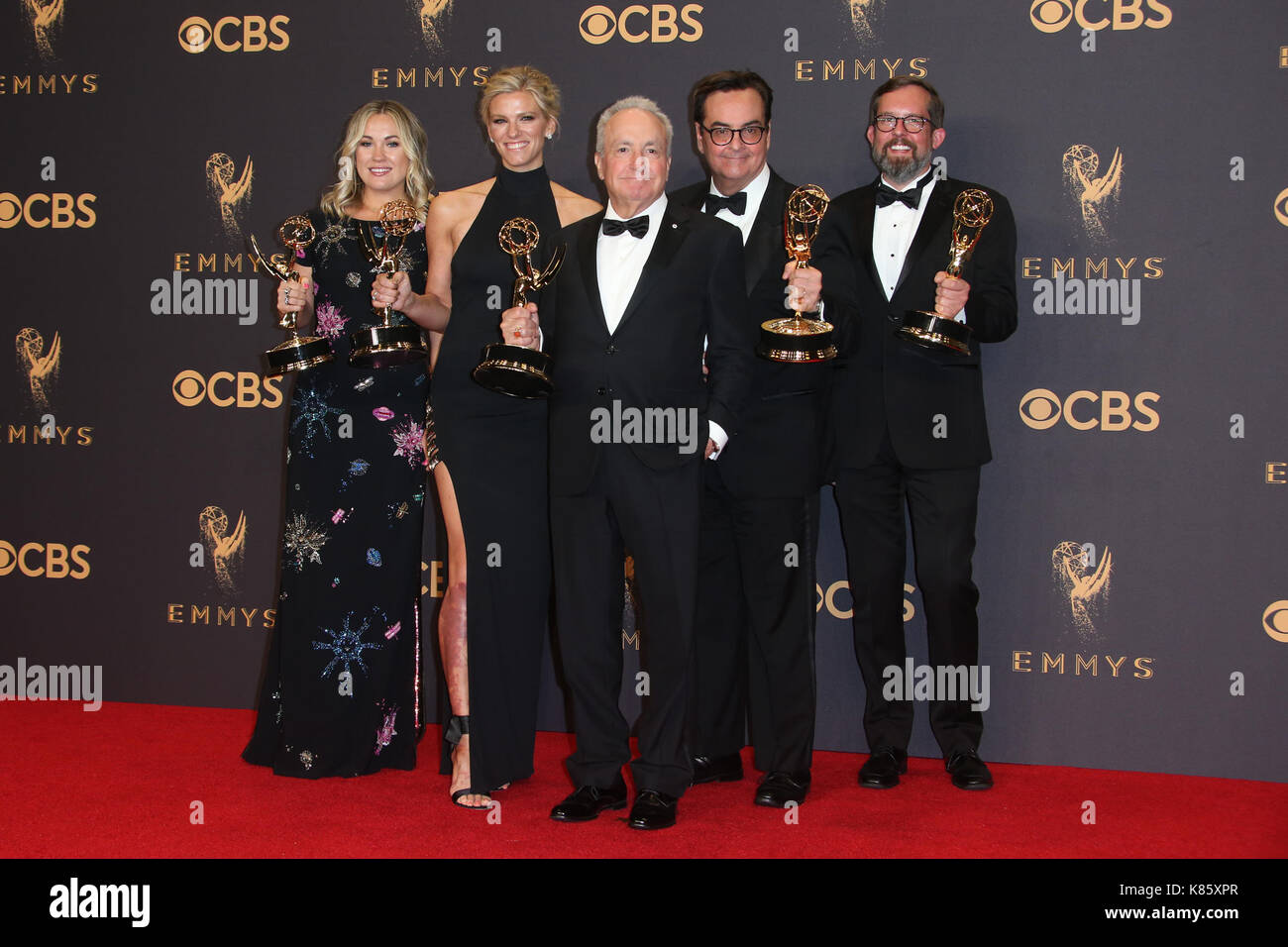 Los Angeles, USA. 17th Sep, 2017. Erin Doyle, Lindsay Shookus, Lorne ...