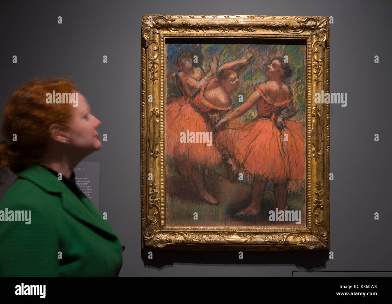 National Gallery, London, UK. 18th Sep, 2017. Degas artworks from the ...
