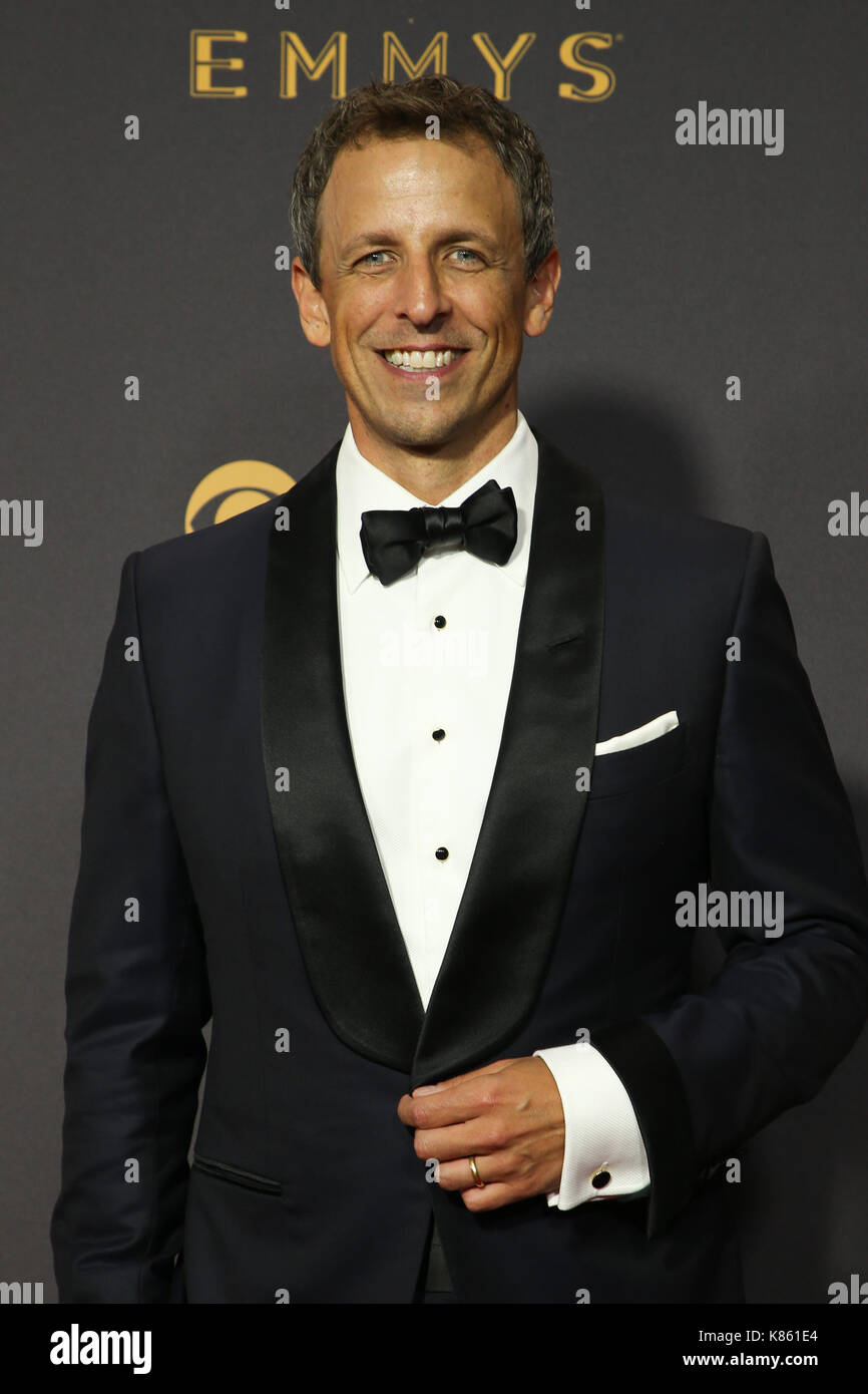 Los Angeles, Califionia, USA. 17th Sep, 2017. Seth Myers at The 69th ...