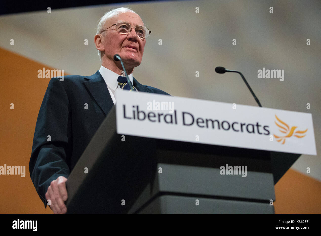Bournemouth, UK. 17th Sep, 2017. Sir Menzies "Ming" Campbell speaks ...