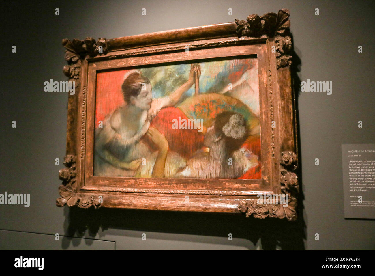 London, UK. 18th Sep, 2017. Press Preview: Women in a Theatre. A ...