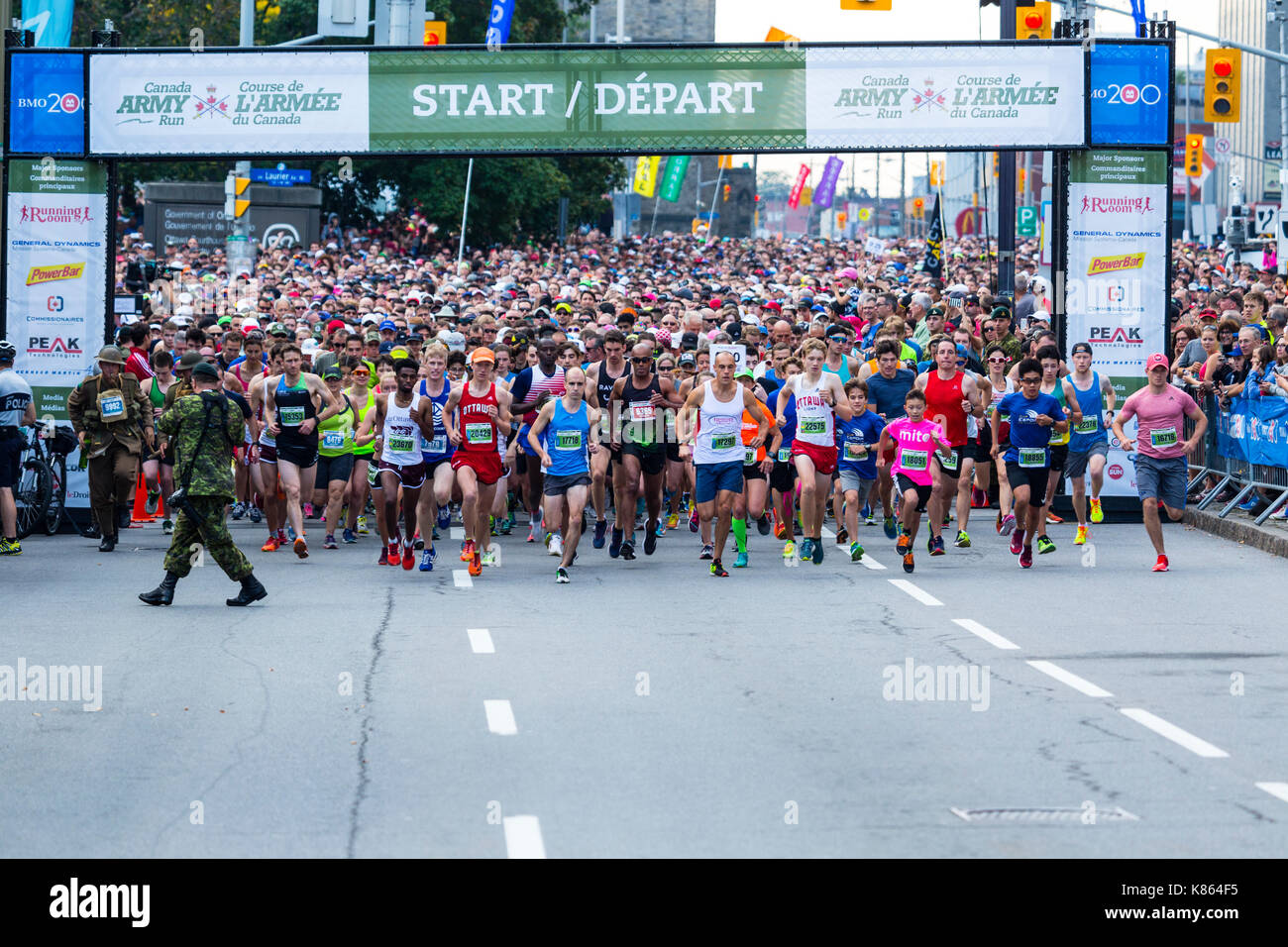 Canada ottawa army run hi-res stock photography and images - Alamy