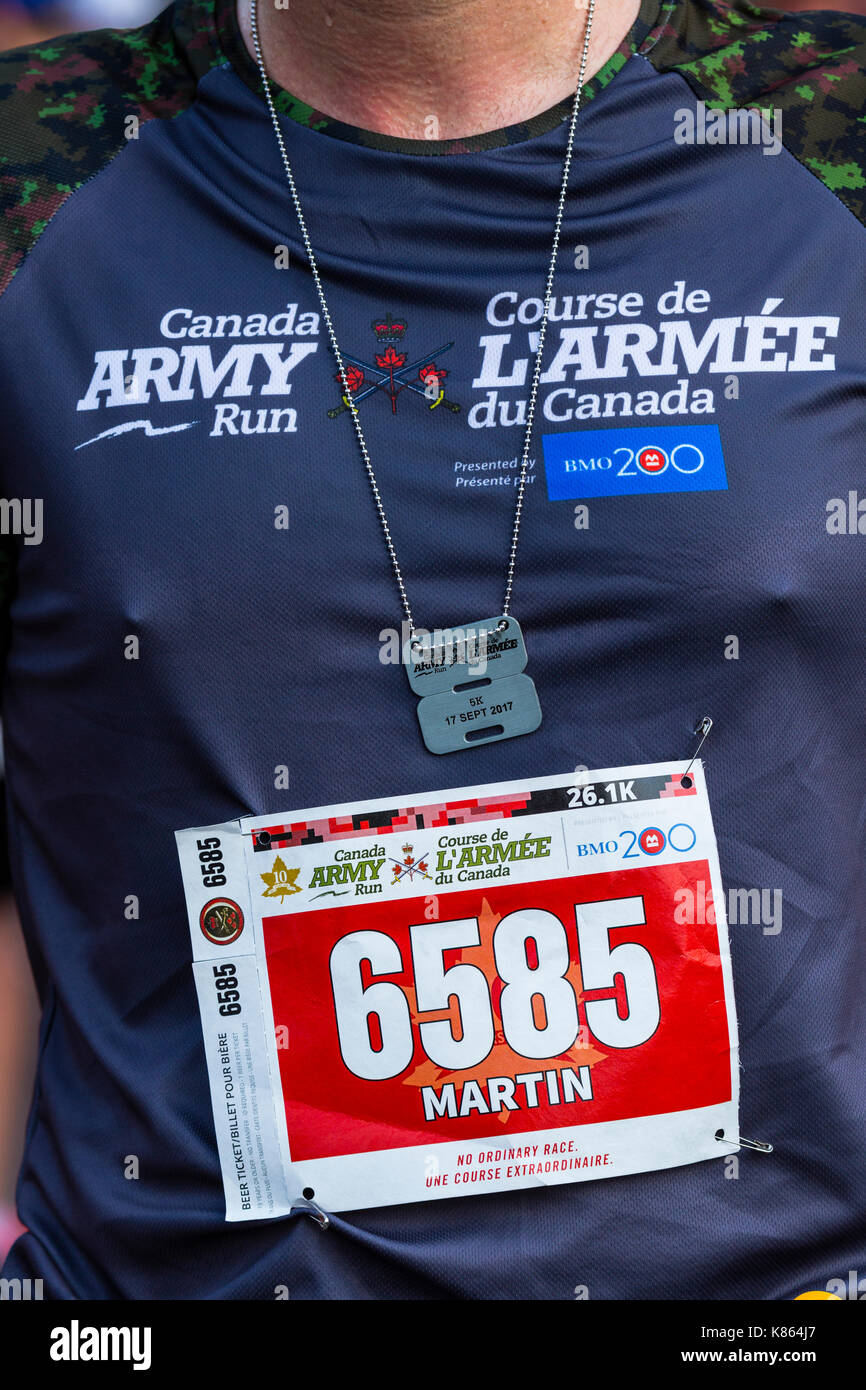 Ottawa, Ontario Canada. Canada Army Run 17 September 2017. Canada Army ...