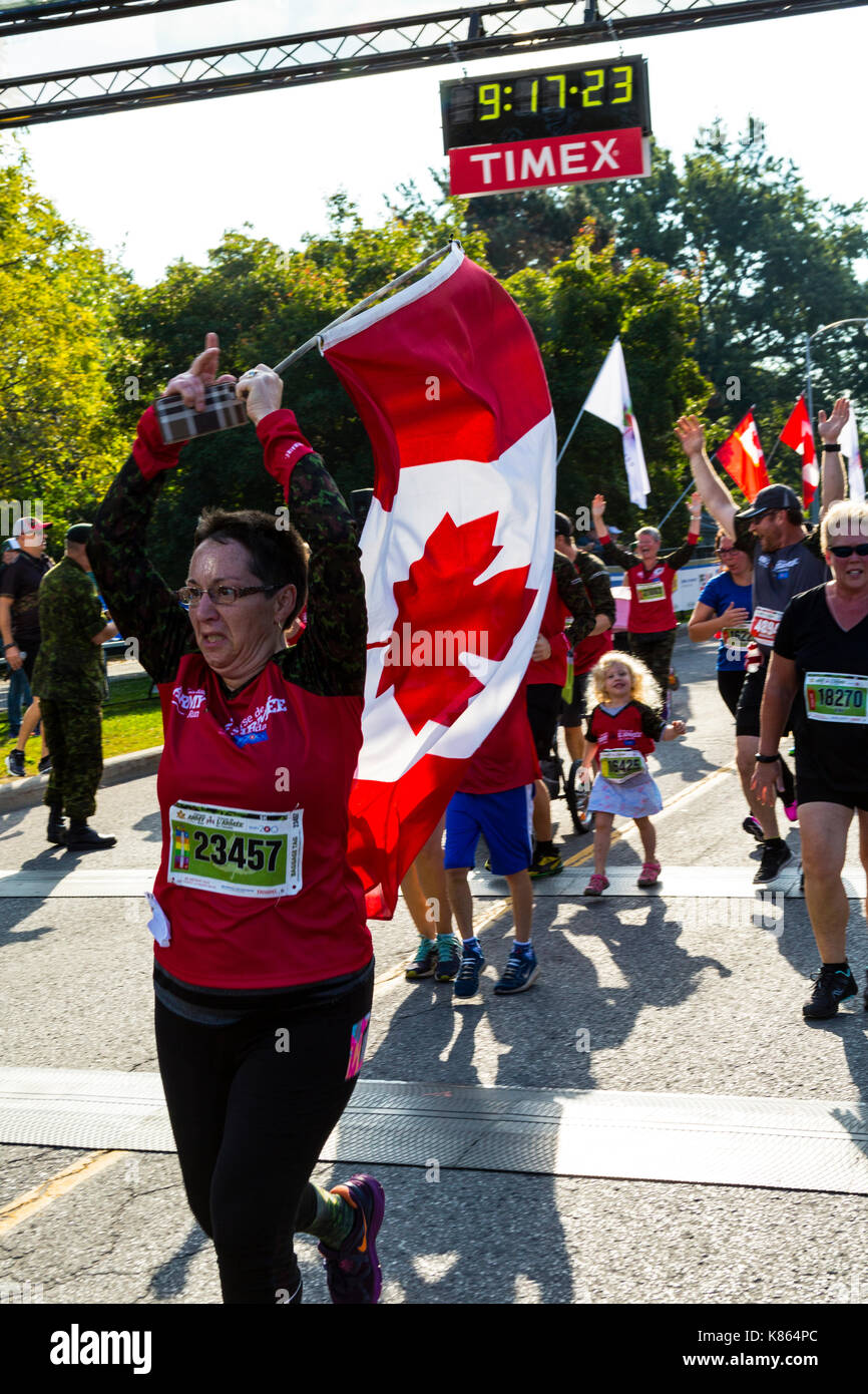 Canada marathon finish line hi-res stock photography and images - Alamy