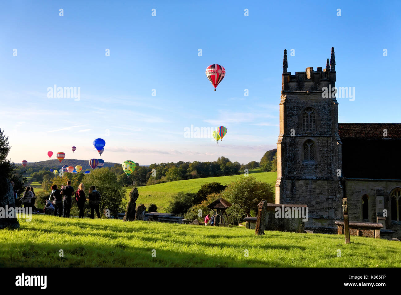 St john the baptist church horningsham wiltshire hi-res stock ...